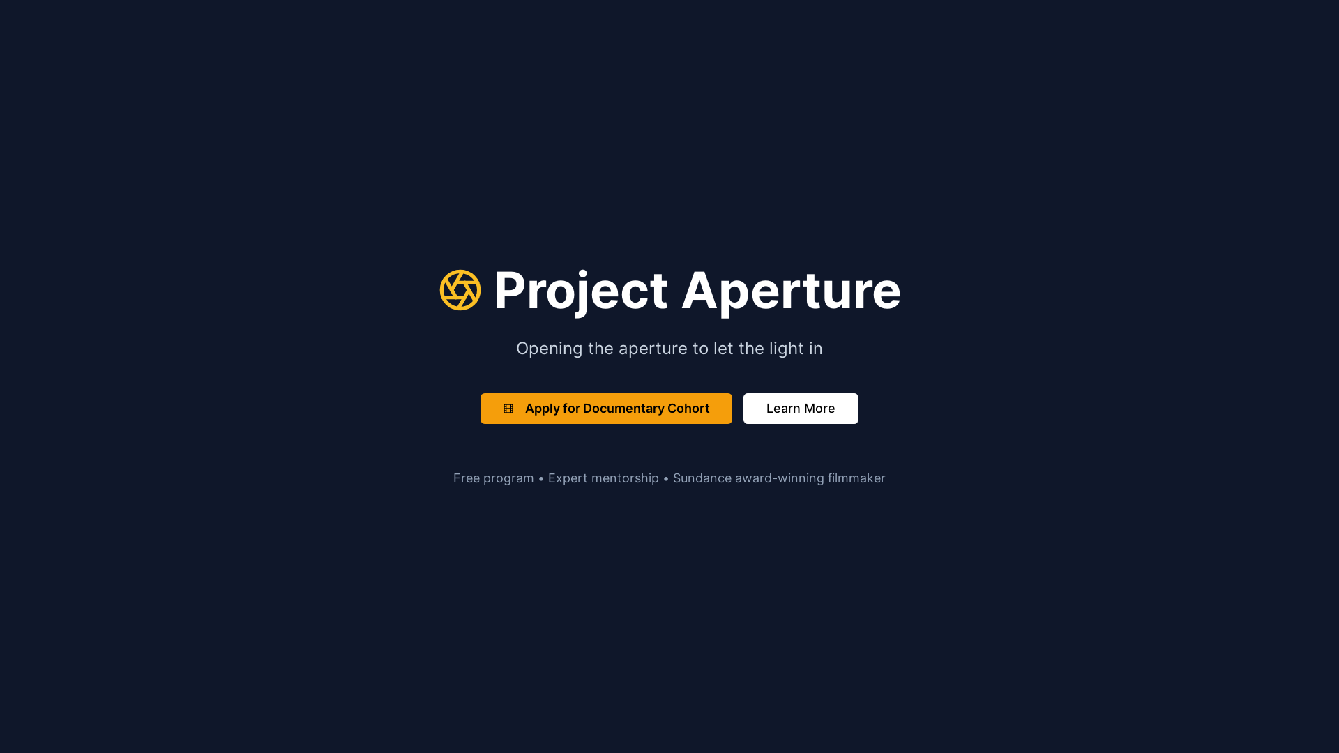 Project Aperture