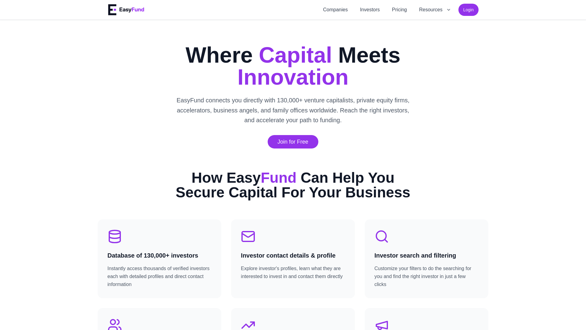 EasyFund - Exclusive Capital Raising Platform