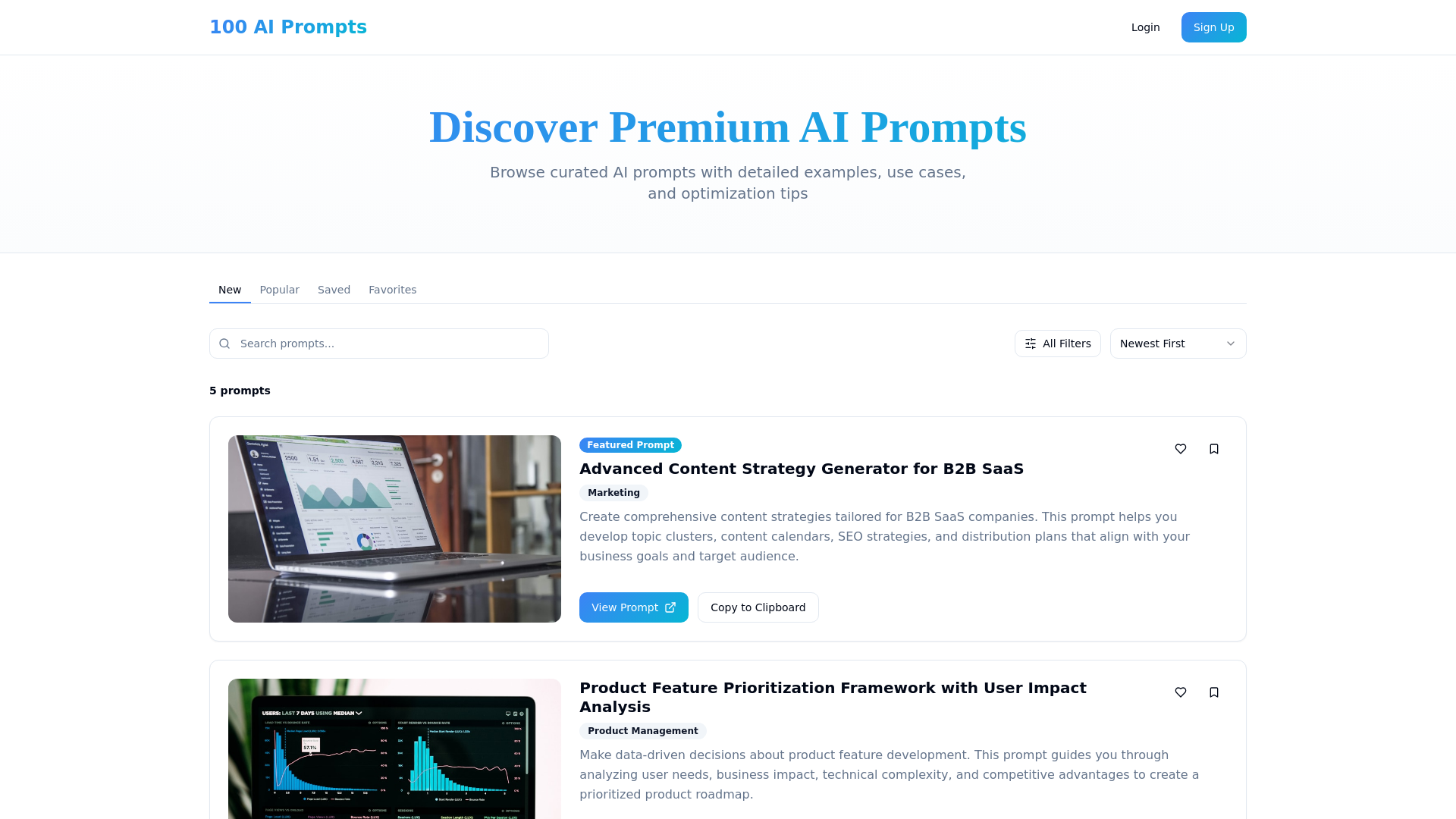 100 AI Prompts - Discover the Best AI Prompts Database
