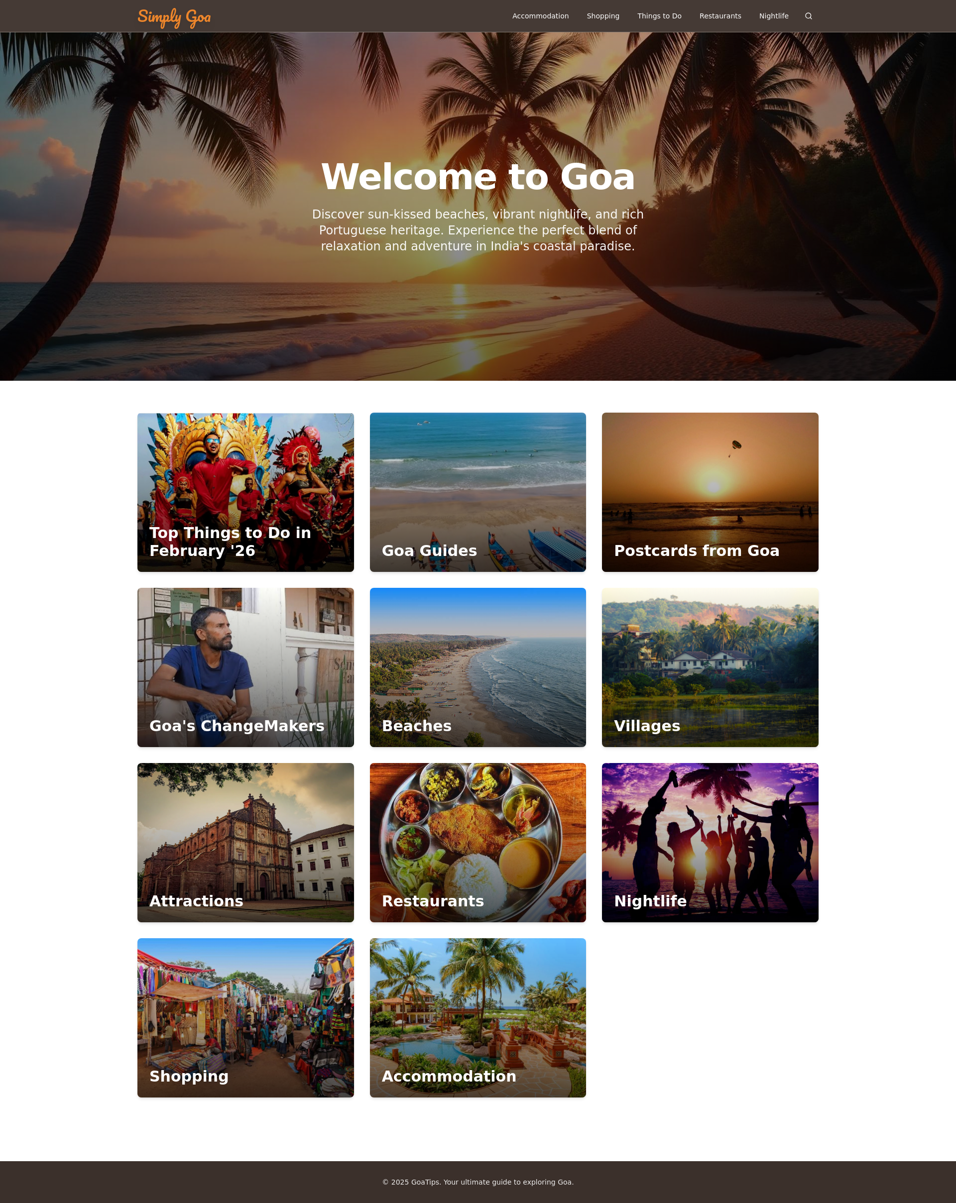 Simply Goa - Your Ultimate Goa Travel Guide