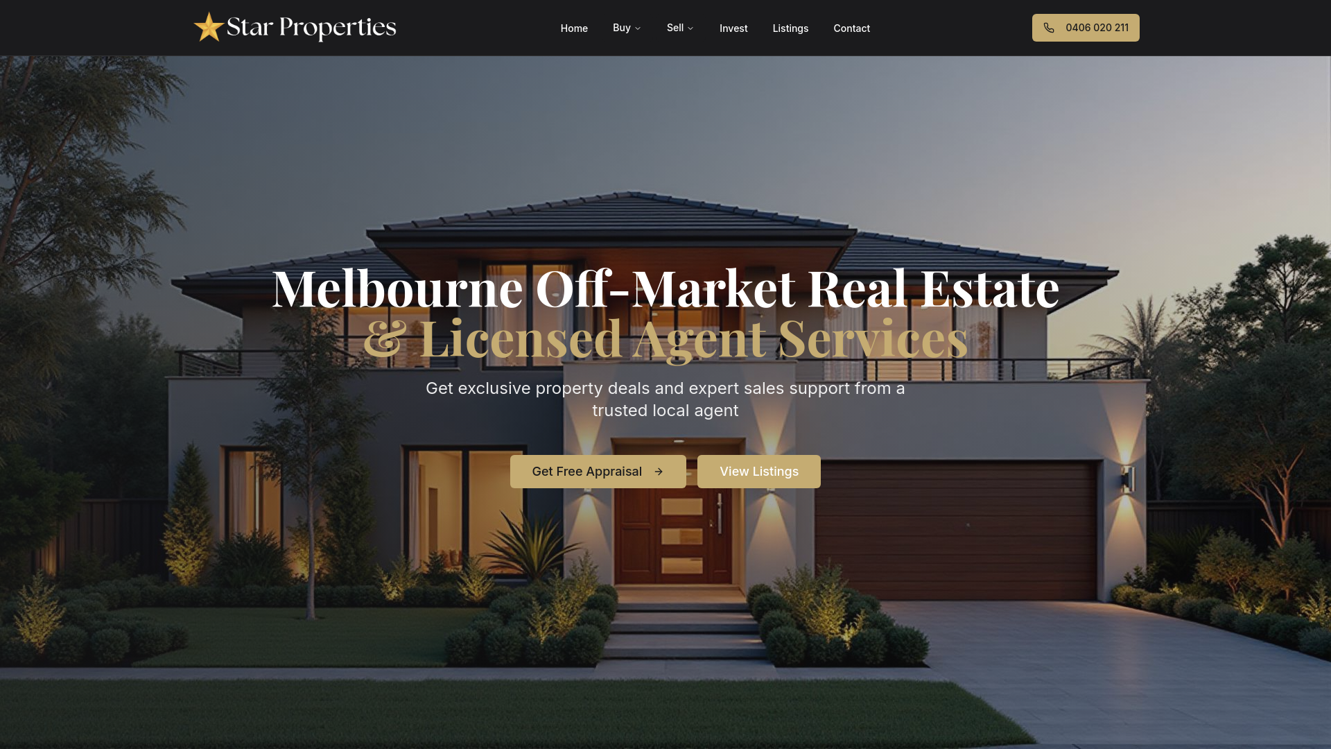 Star Properties | Premium Real Estate Melbourne | Off-Market Sales