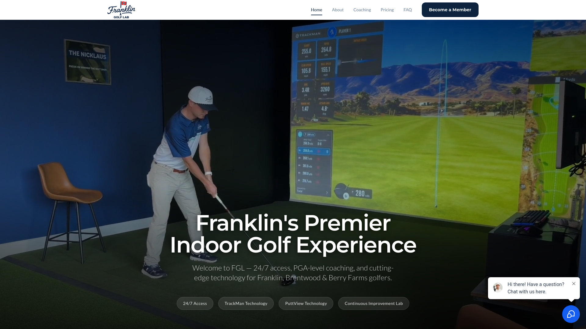 Franklin Golf Lab - Indoor Golf Simulator & Training | Franklin, TN