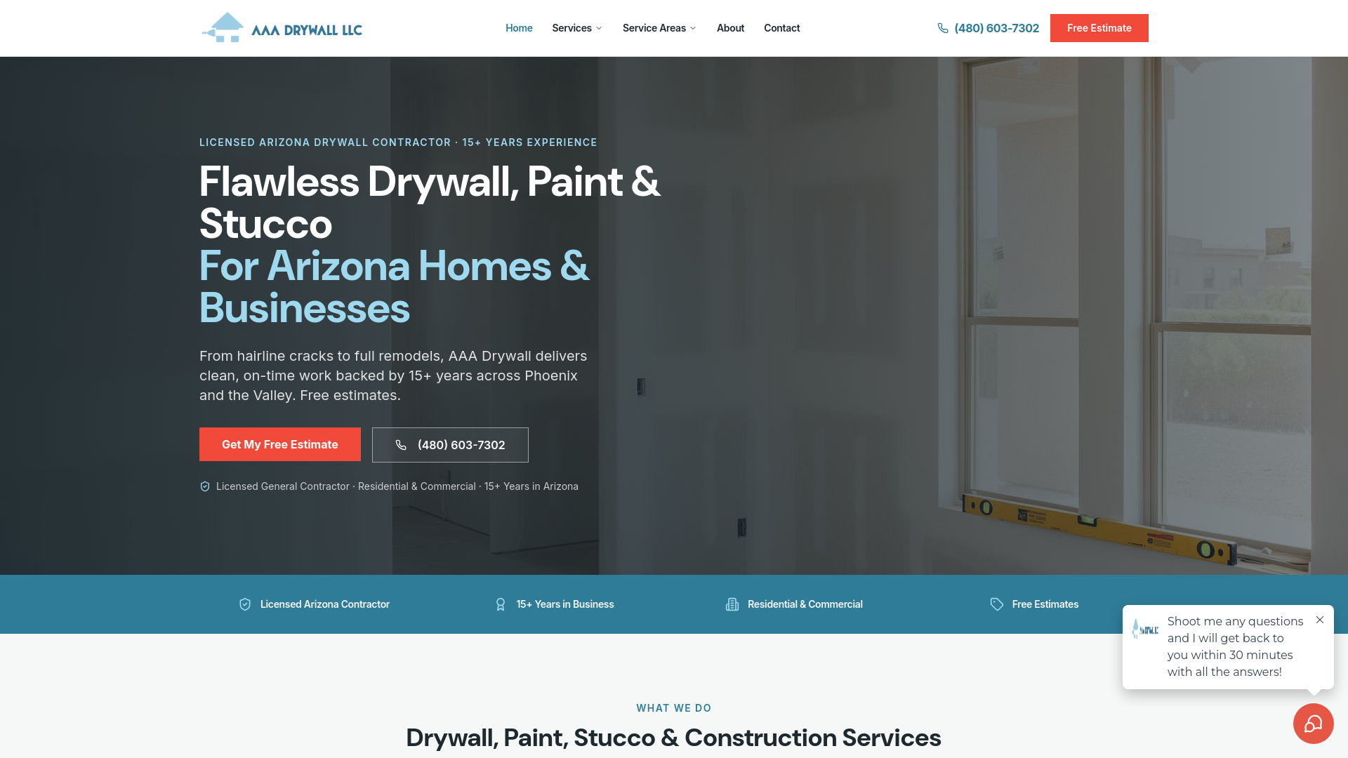 Drywall Contractor in Phoenix, AZ | AAA Drywall