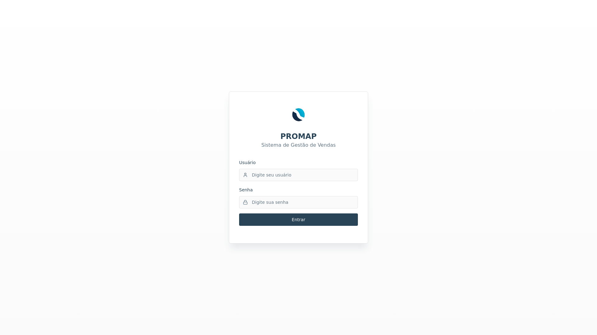 PROMAP CRM - Sistema de Gestão de Vendas