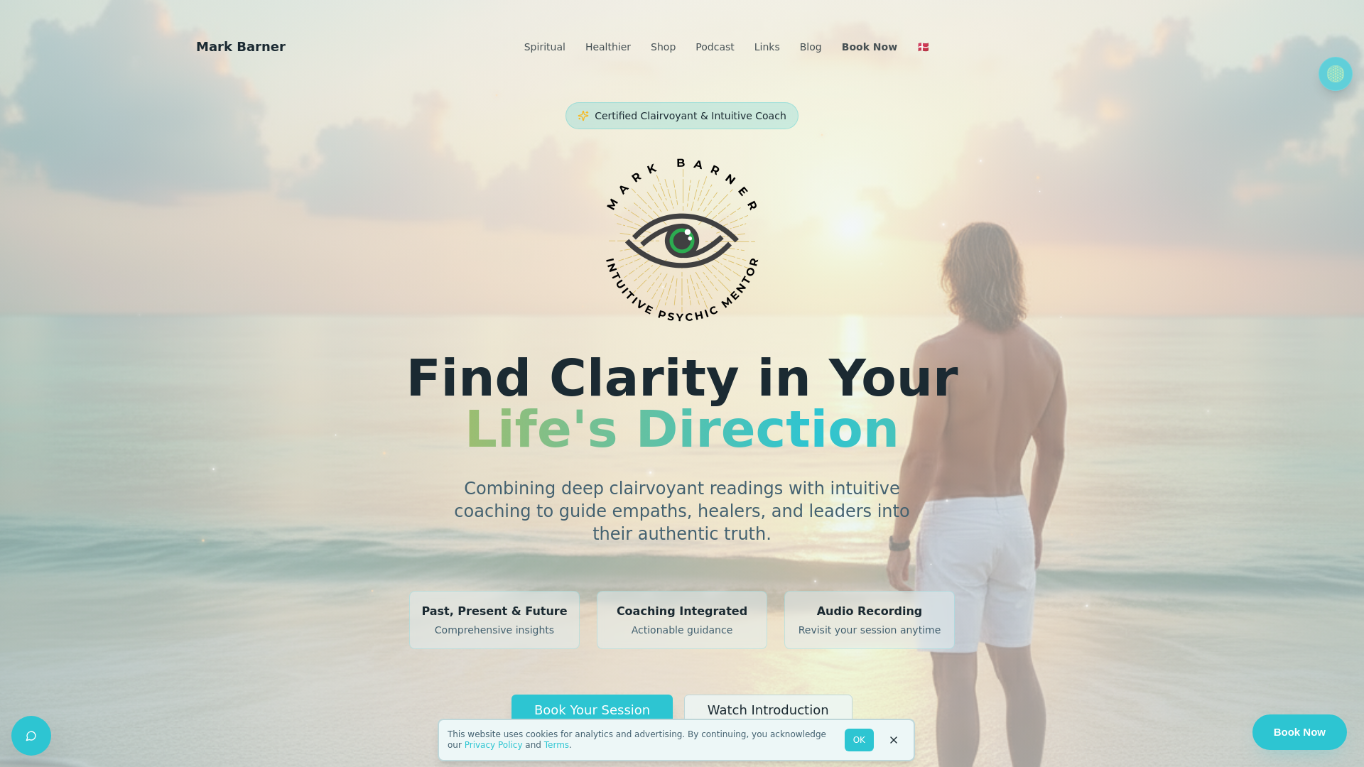 Mark Barner - Clairvoyant Readings & Intuitive Coaching