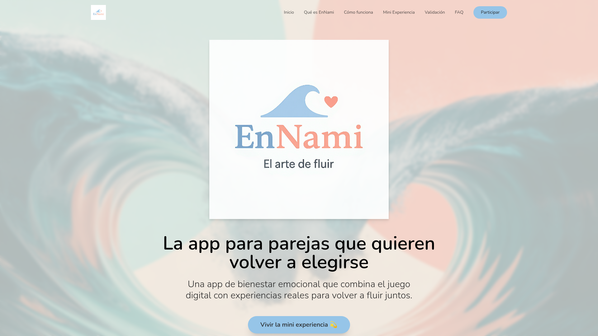 EnNami · El arte de fluir | App de bienestar emocional para parejas