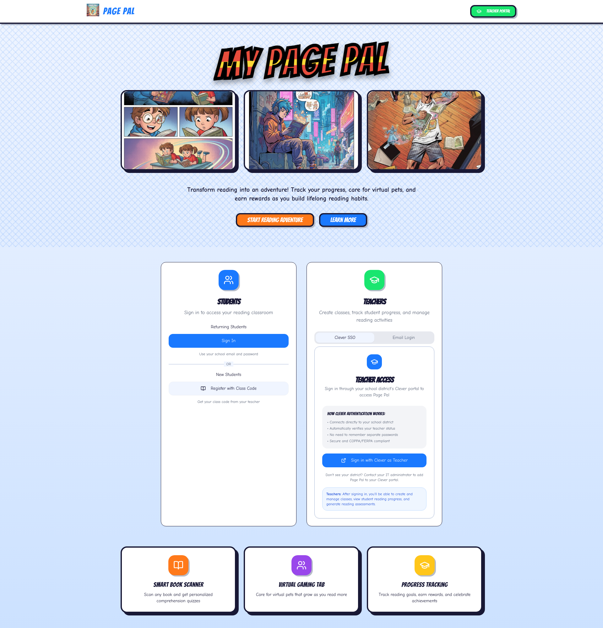 Page Pal - Reading Adventure Platform