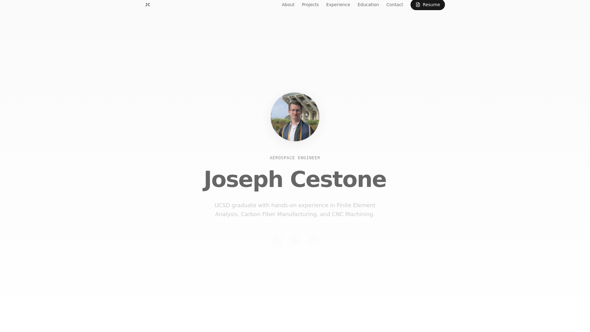 Joseph Cestone | Aerospace Engineer