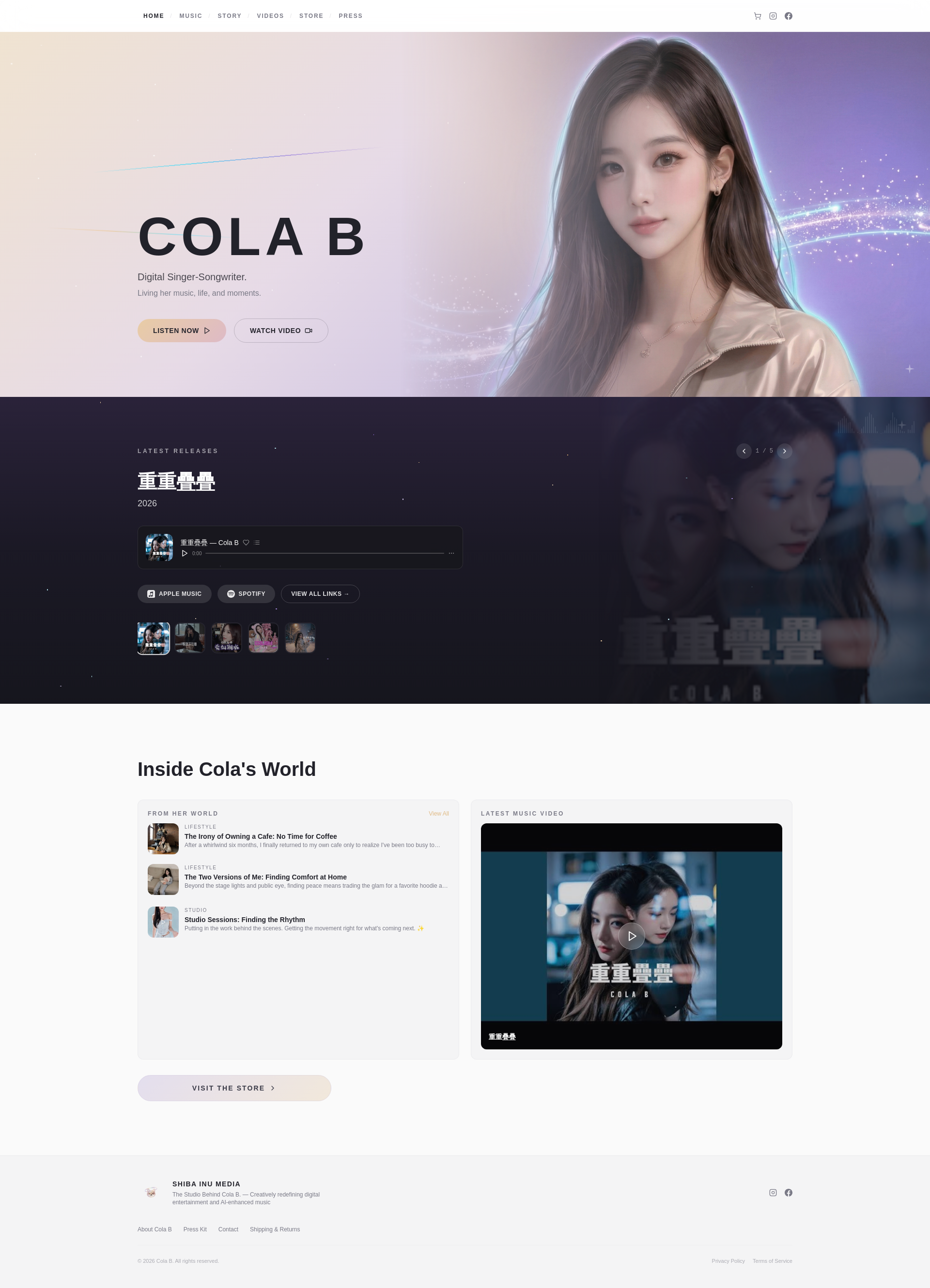 Cola B — Queen of Emo Pop