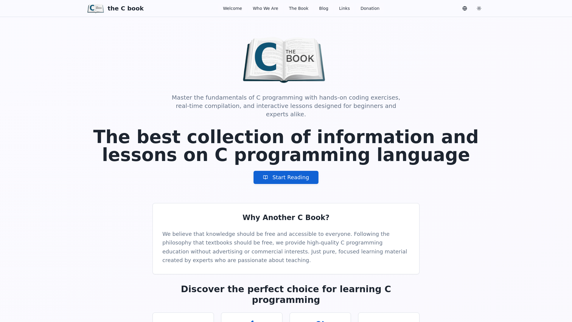 thecbook.org - Interactive C Programming Learning