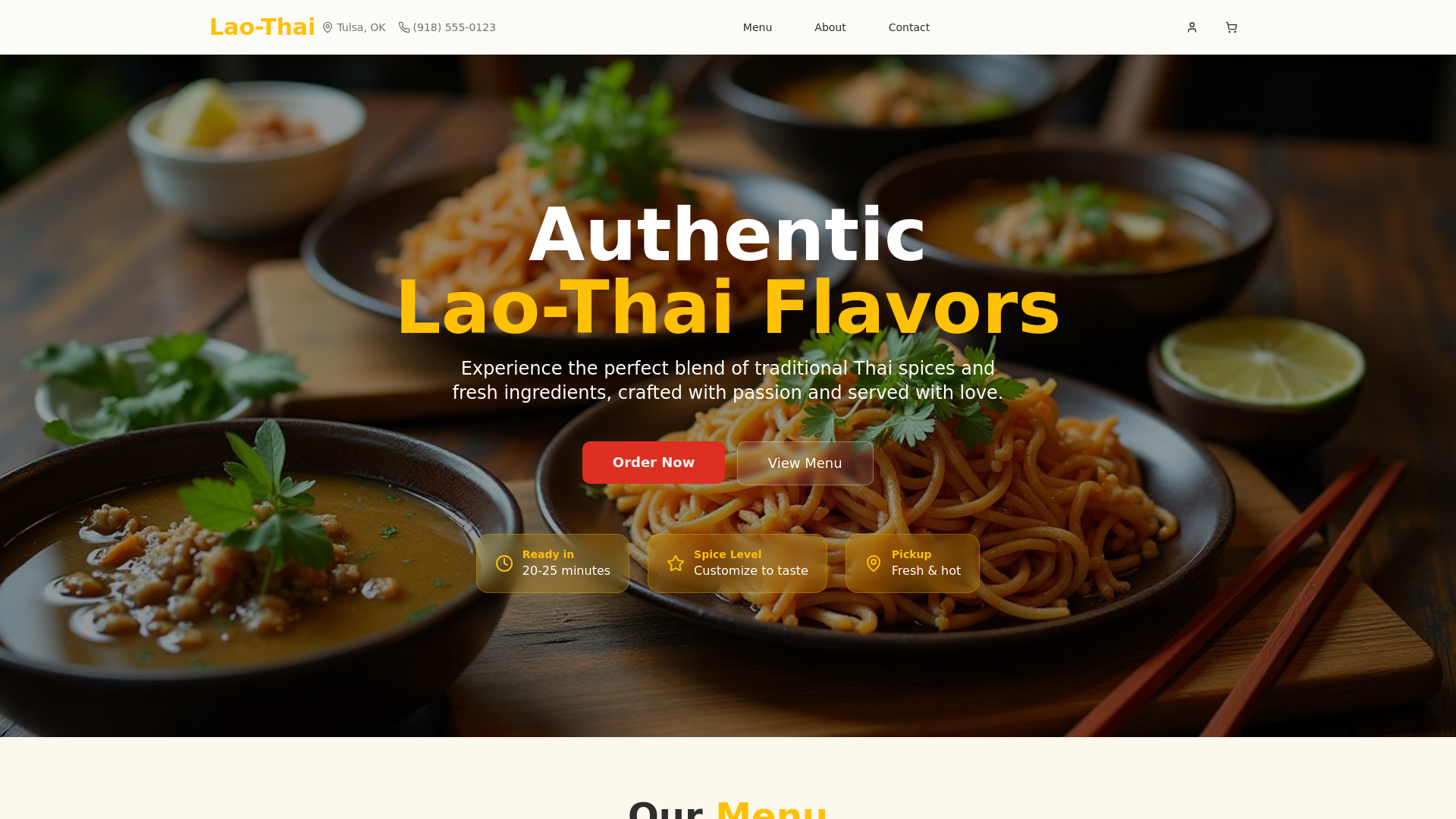 Lao-Thai Restaurant | Authentic Lao-Thai Cuisine in Tulsa, OK