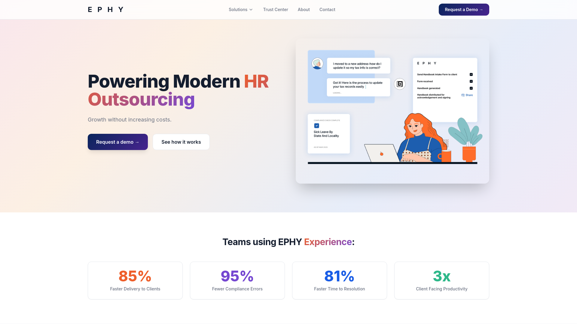 EPHY | The AI Platform Powering Modern HR Outsourcing