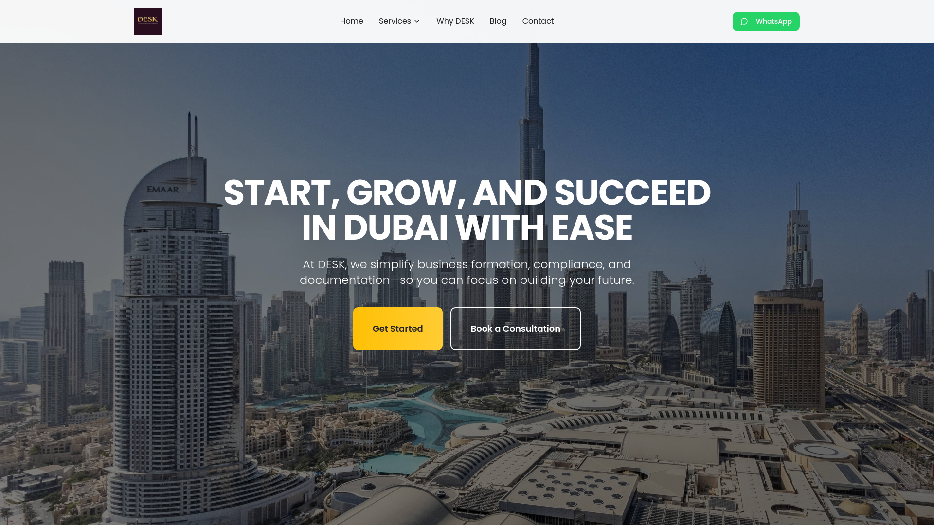DESK - Business Setup & PRO Services in Dubai | Professional Document Clearing