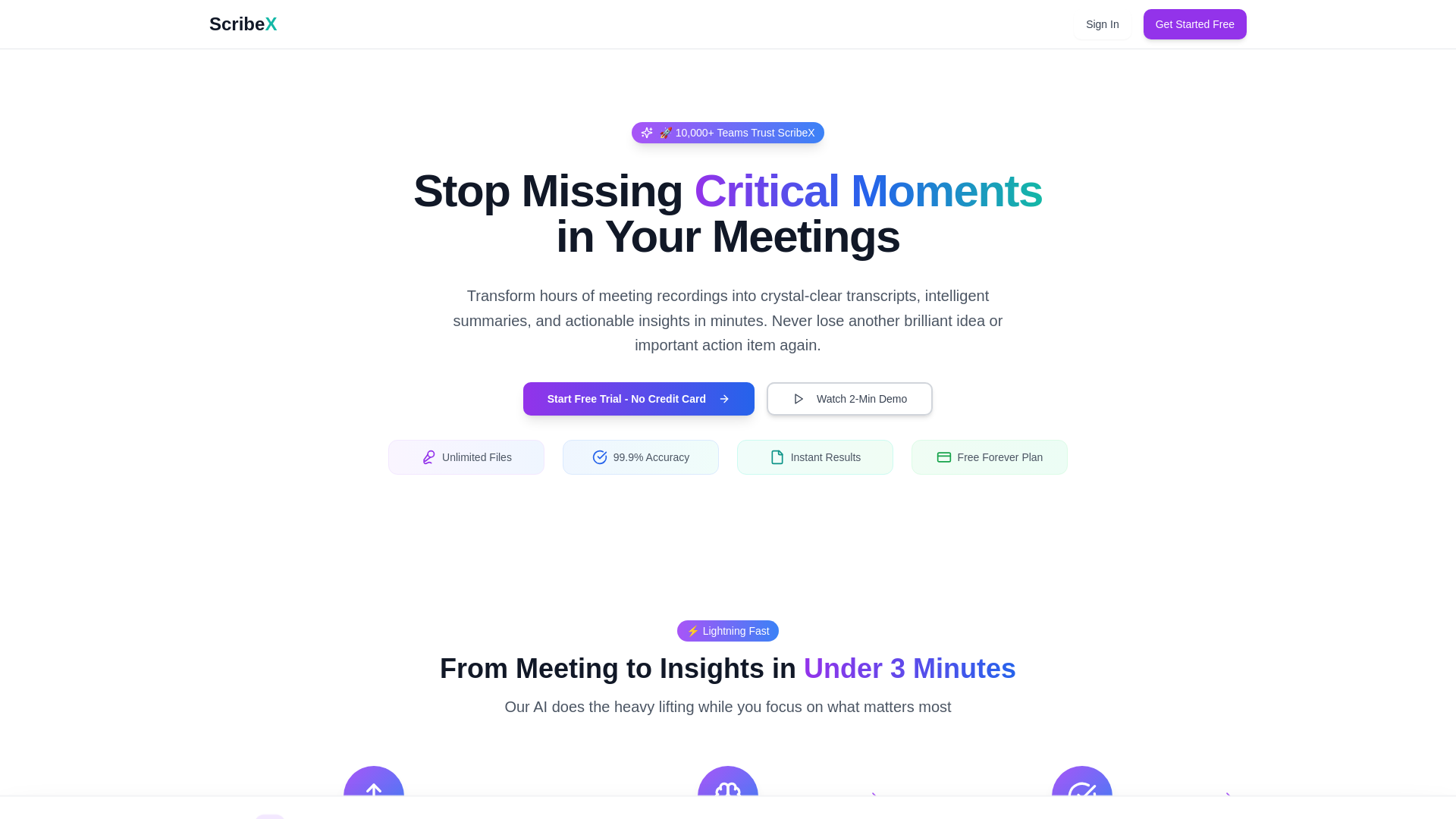 AI-Powered Meeting Transcriptions & Insights