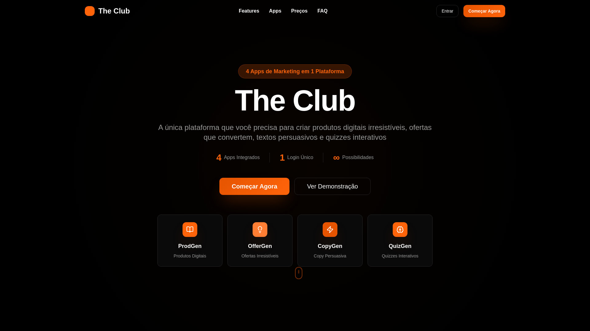 The Club - 4 Apps de Marketing em 1 Plataforma