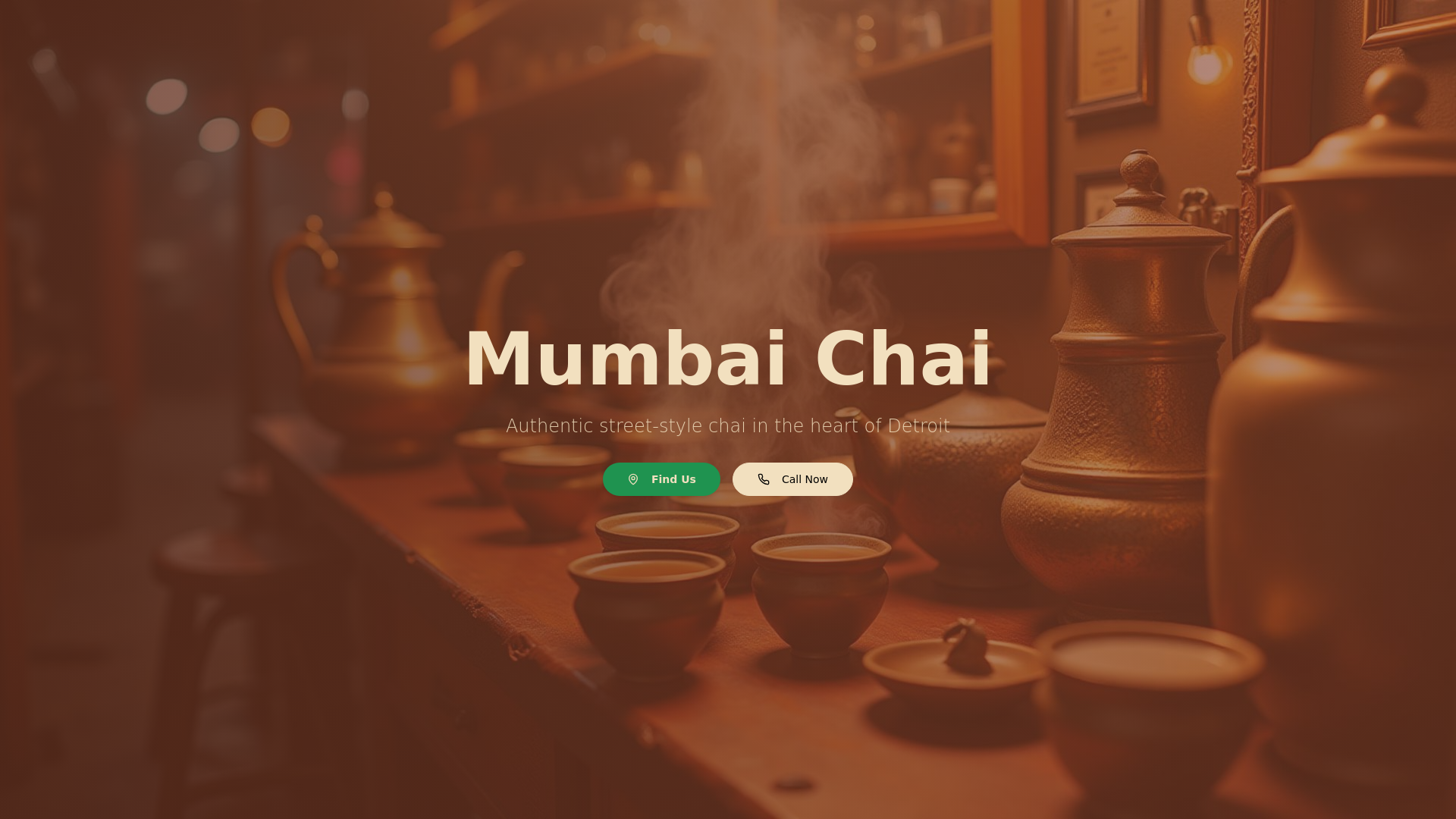 Mumbai Chai - New Chai Popup in Detroit!