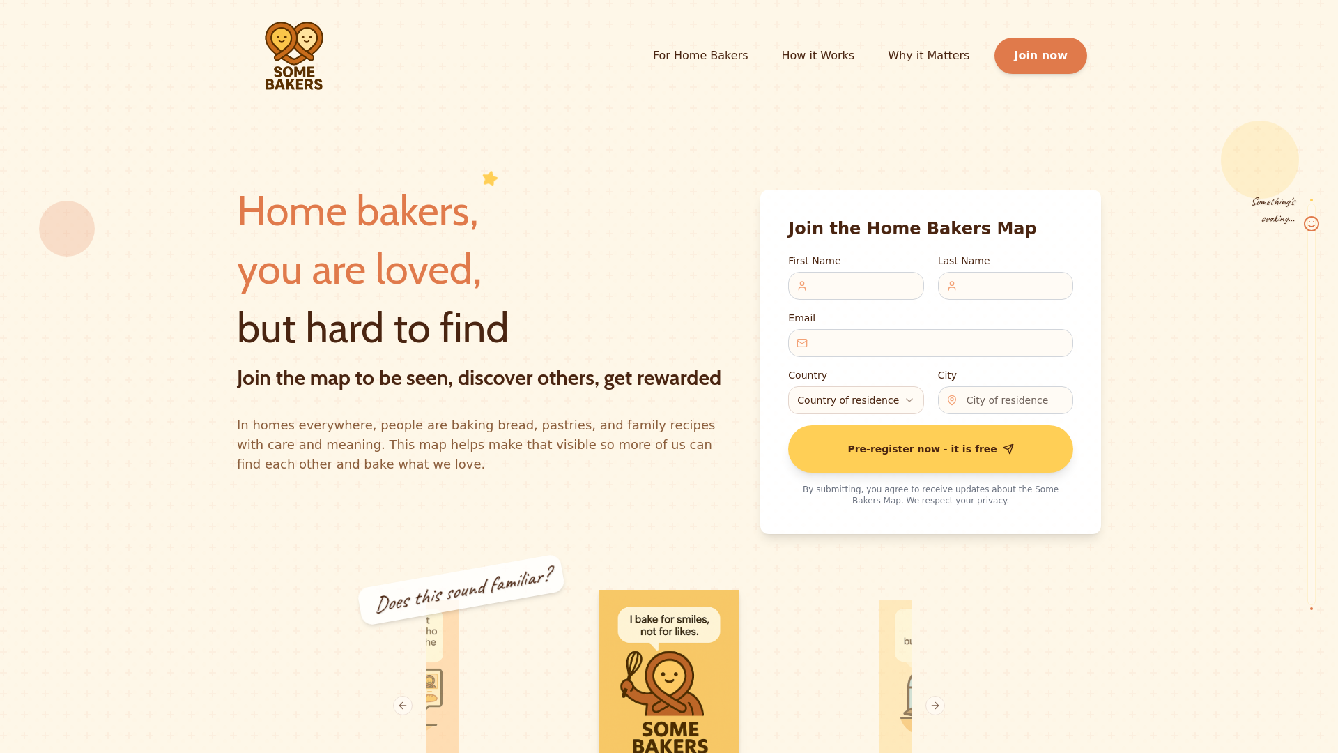 Home Bakers Map - Share What You Bake With Your Neighbours