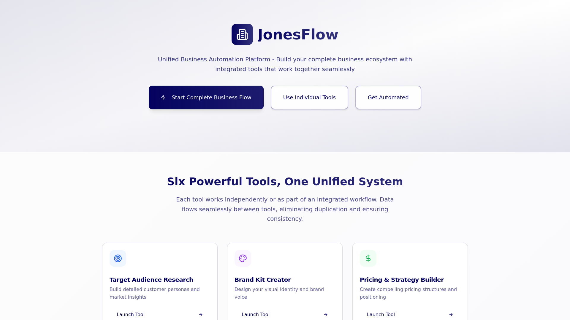 JonesFlow - Unified Business Automation Tool