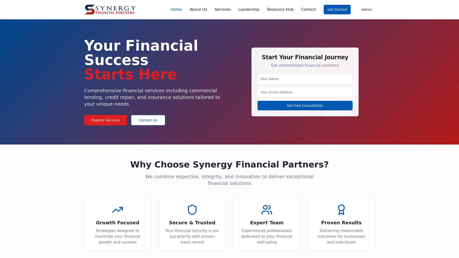 Synergy Financial Partners - Your Trusted Financial Services Partner