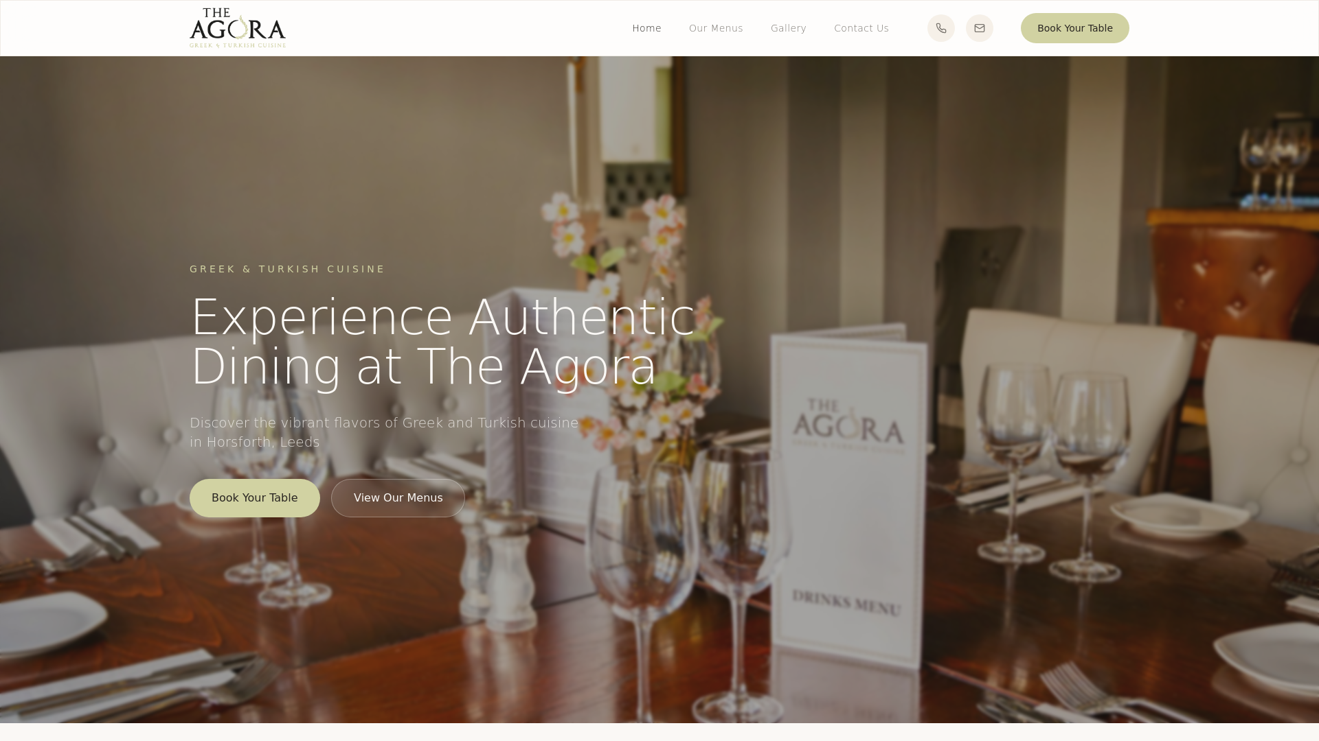 The Agora - Authentic Turkish & Greek Cuisine in Horsforth, Leeds