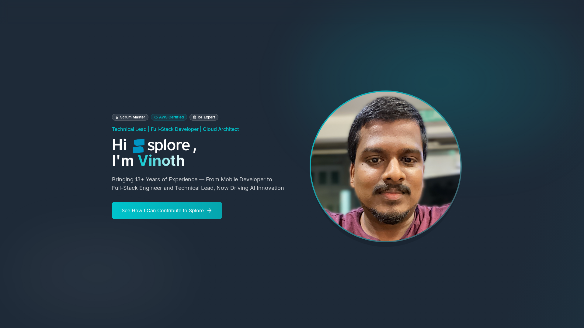 Vinoth | AI & Full-Stack Developer