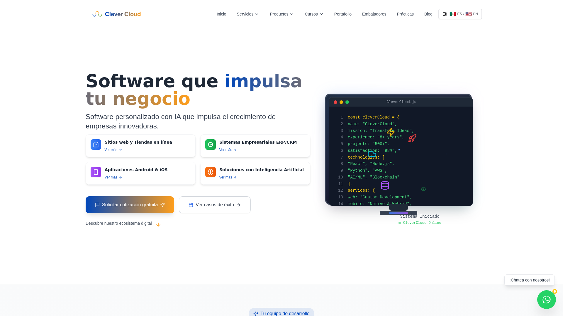 Clever Cloud - Transformamos tus ideas en software de calidad
