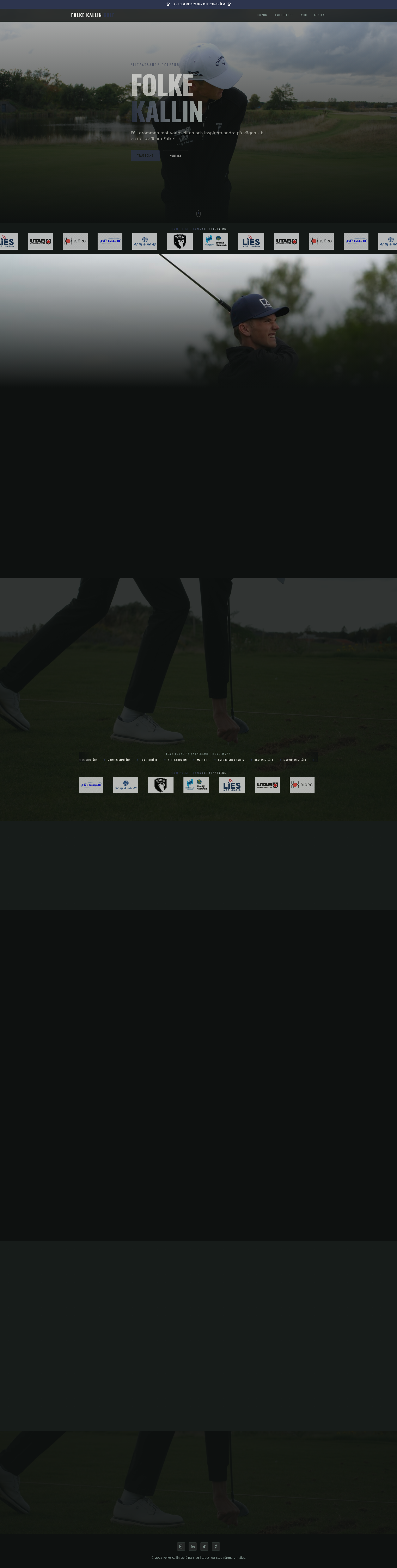 Folke Kallin Golf | Team Folke