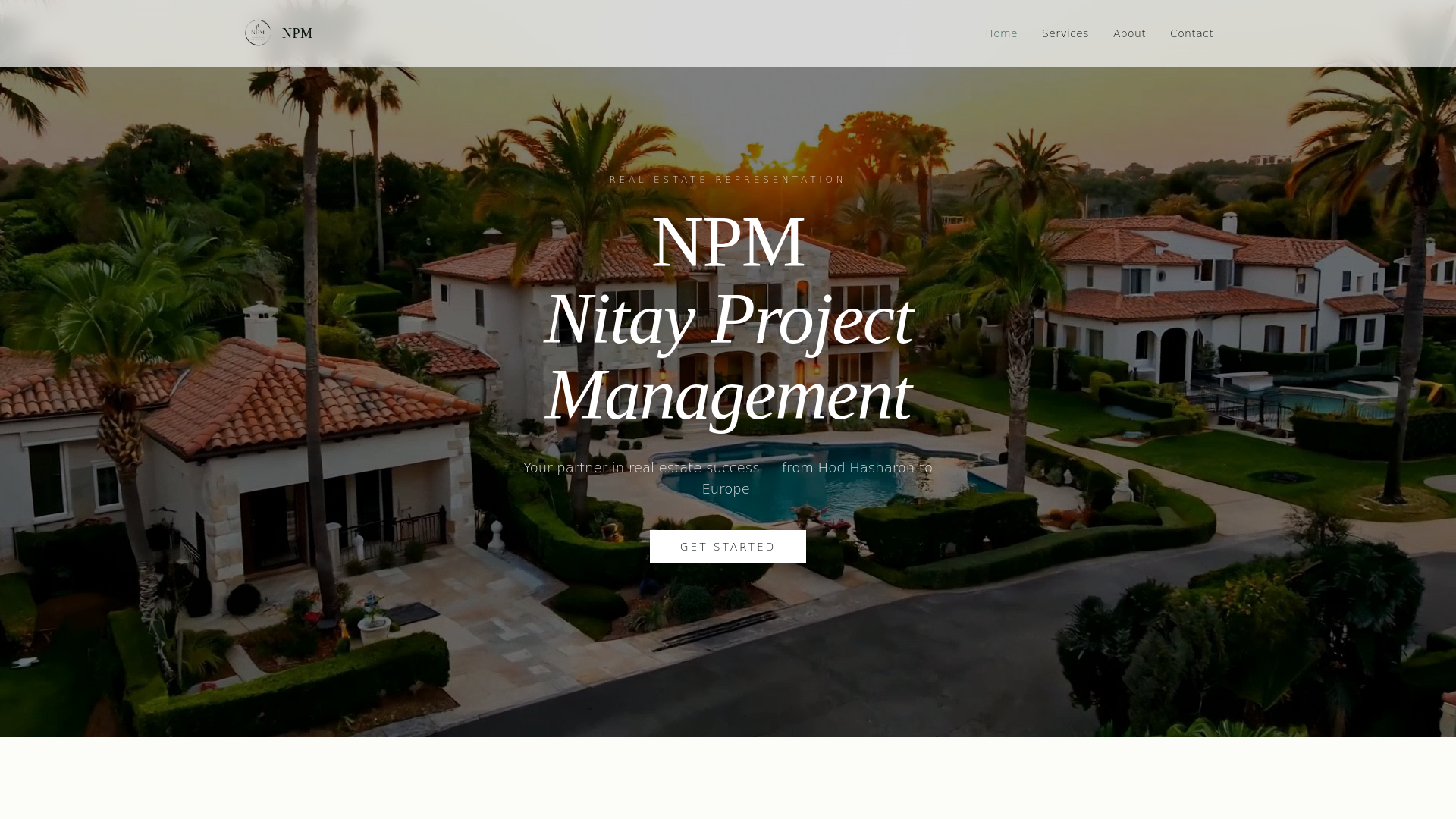 NPM — Nitai Project Management & Real Estate Representation