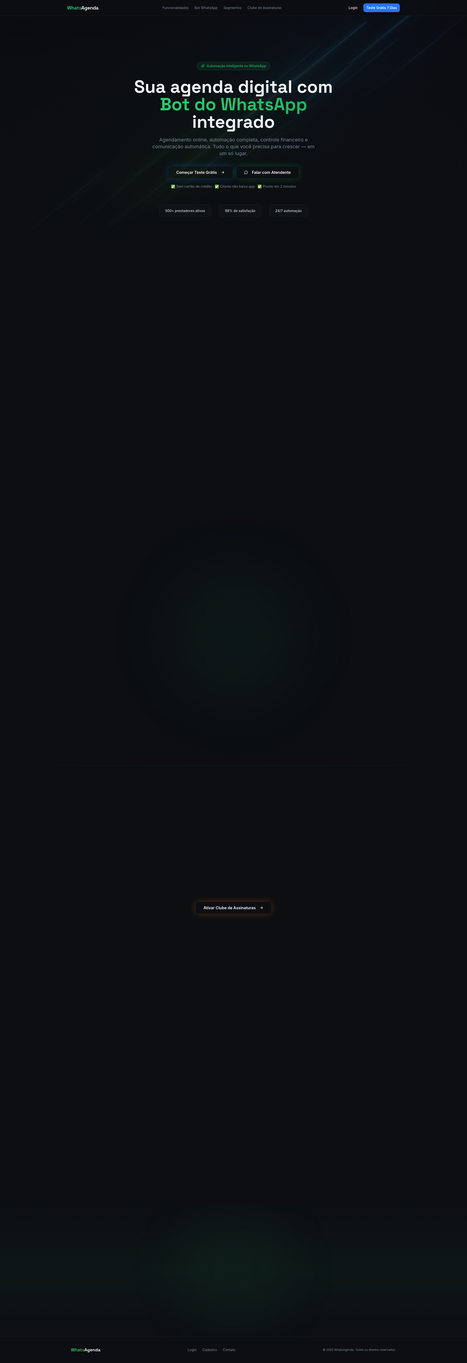 WhatsAgenda – Agenda Digital com Bot do WhatsApp
