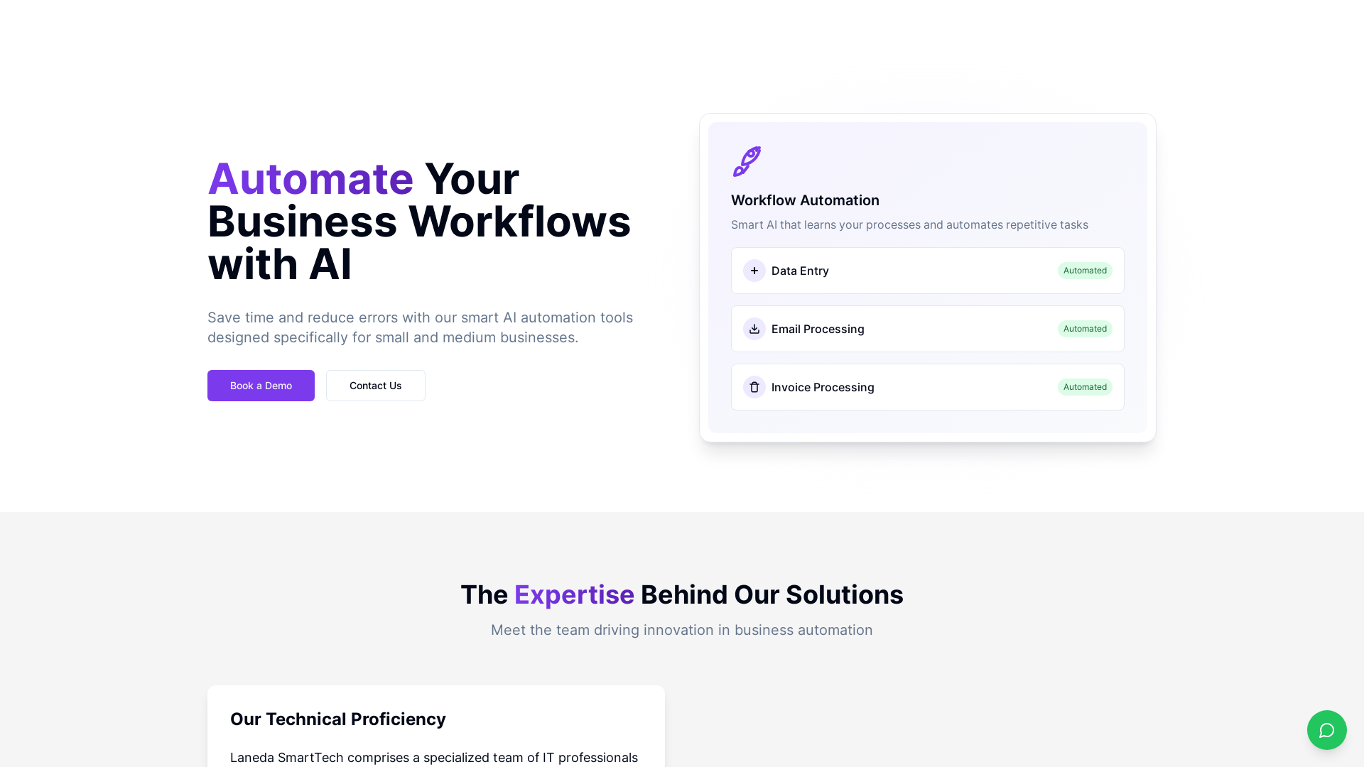 Laneda SmartTech - AI Automation Solutions for SMBs