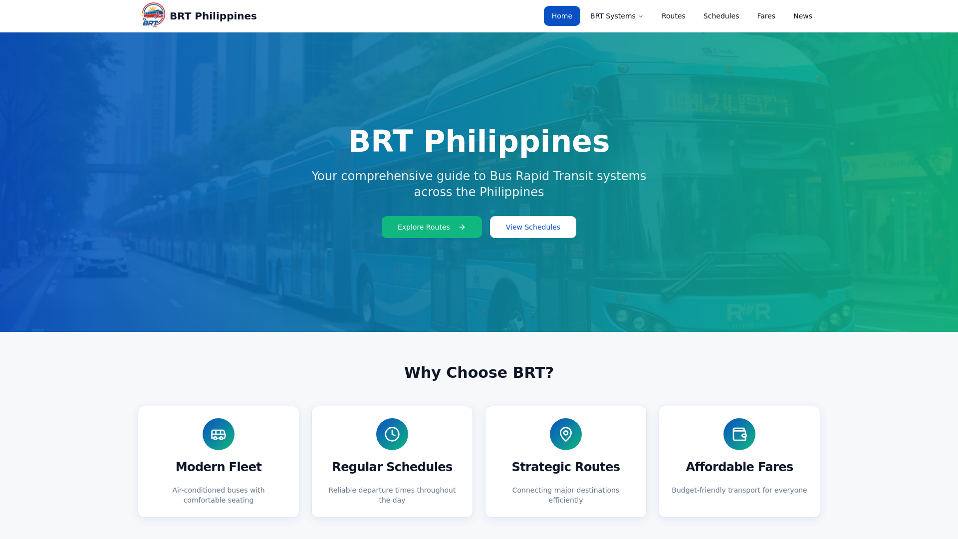 BRT Philippines - Bus Rapid Transit Guide