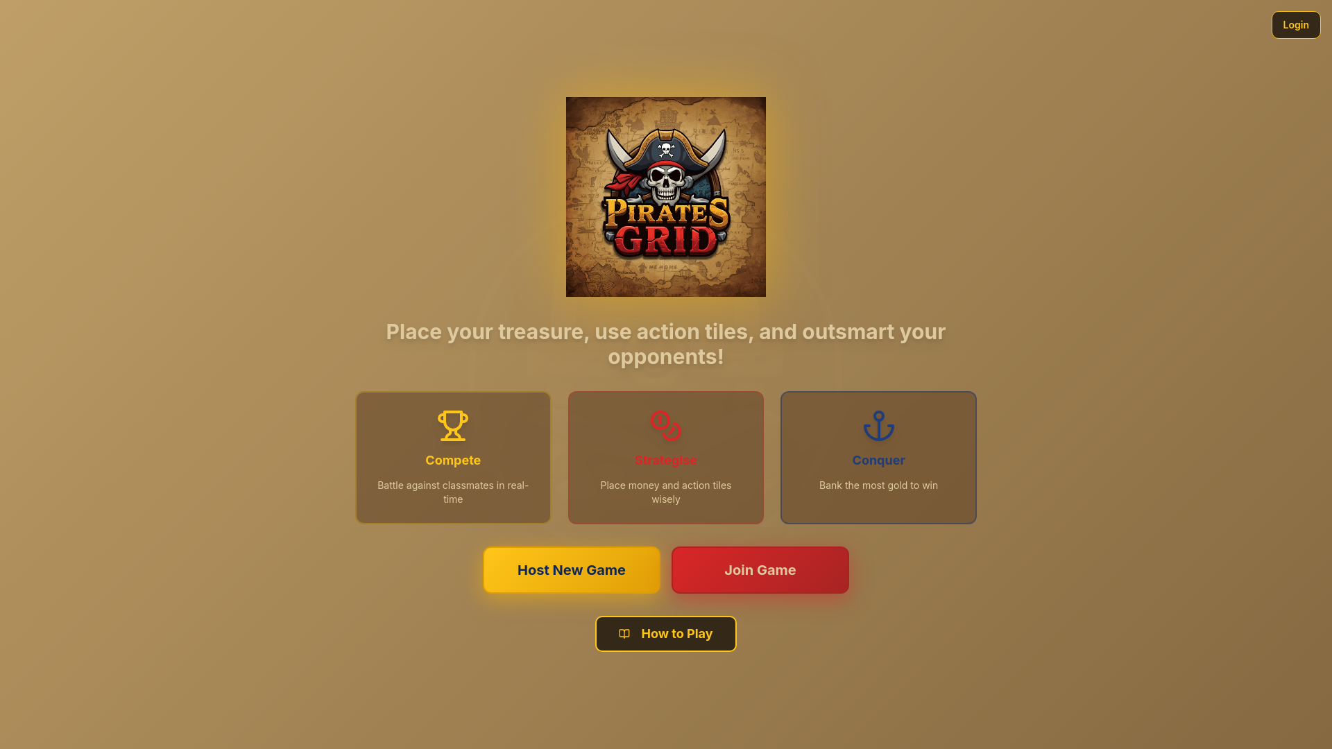 Pirates Grid - Treasure Hunt Challenge