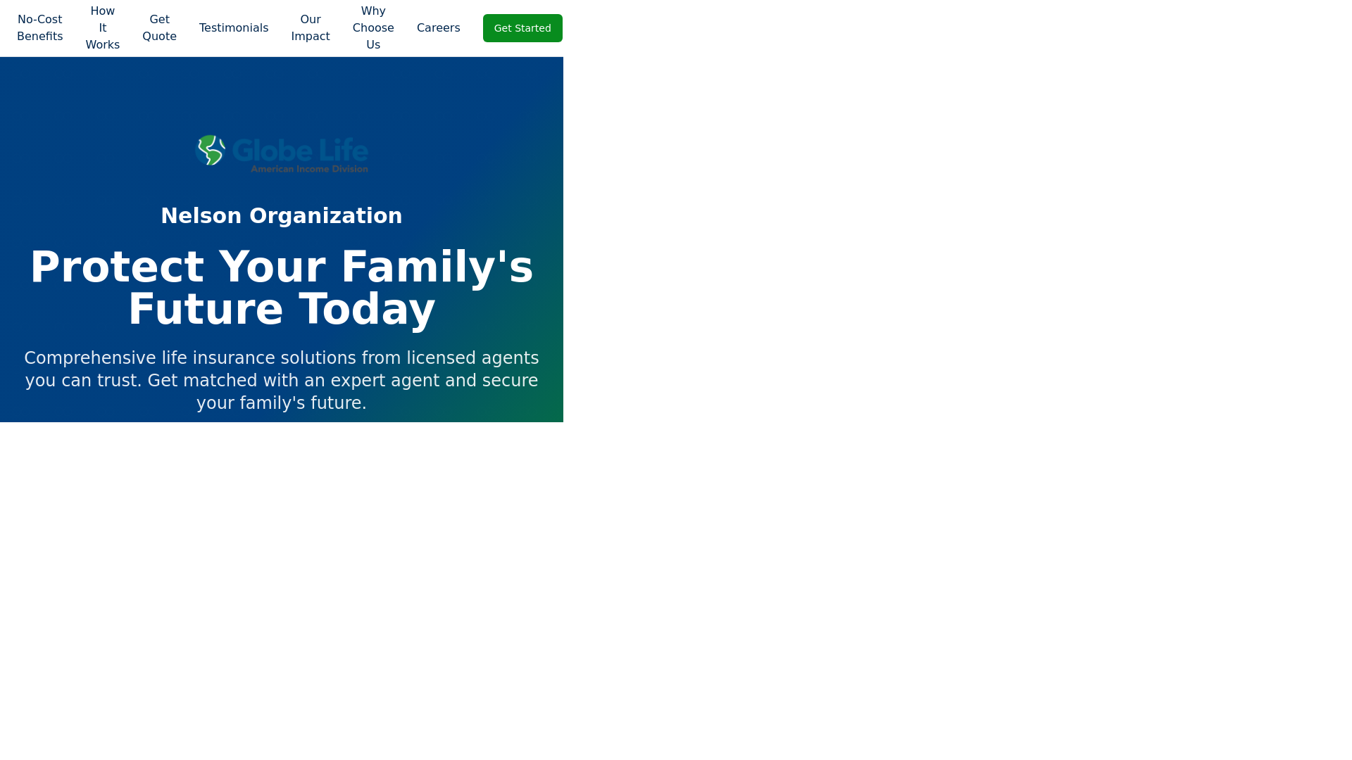 Nelson Organization - Globe Life American Income Division | Life Insurance