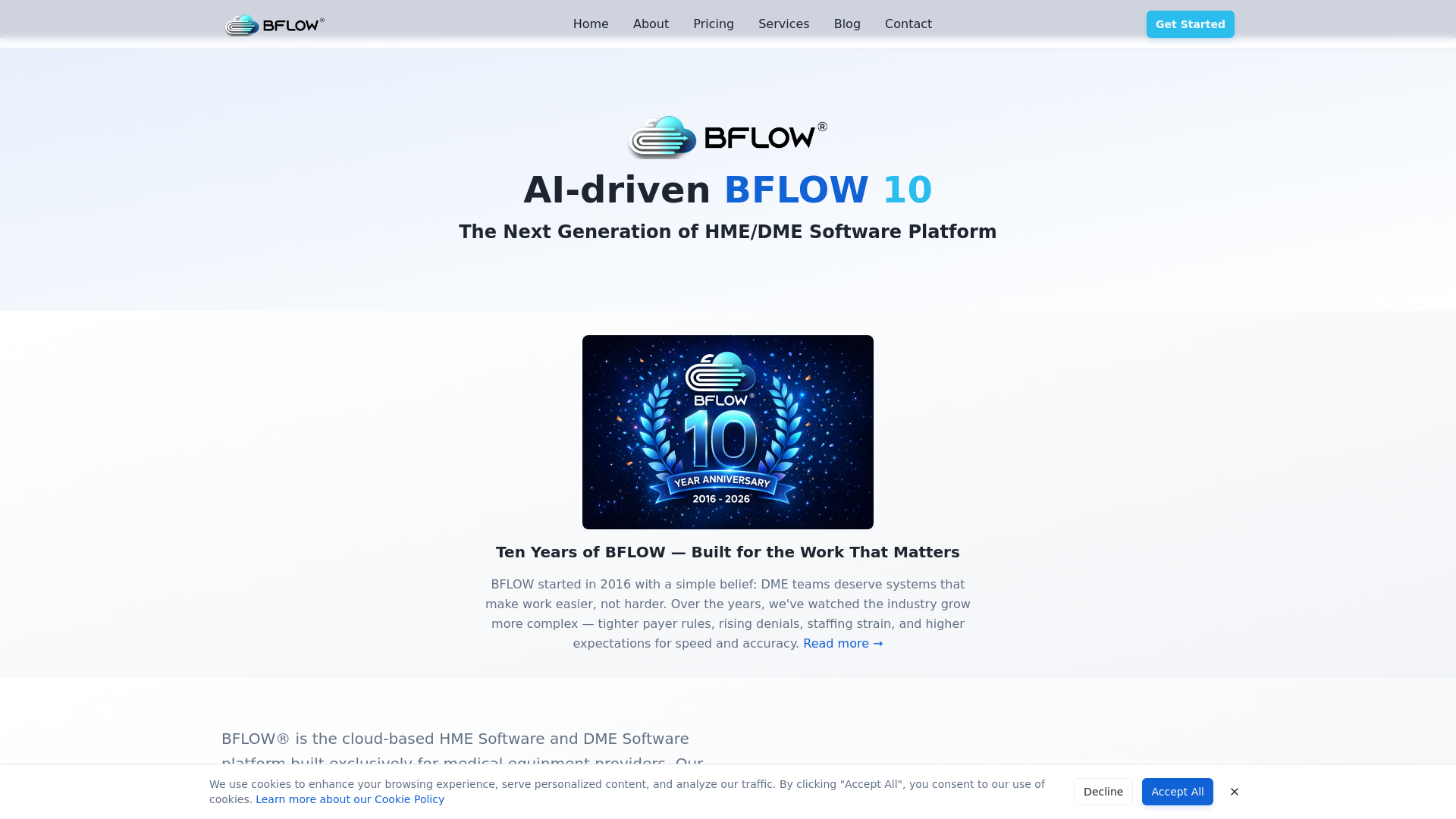 HME Software & DME Software Solutions - BFLOW®