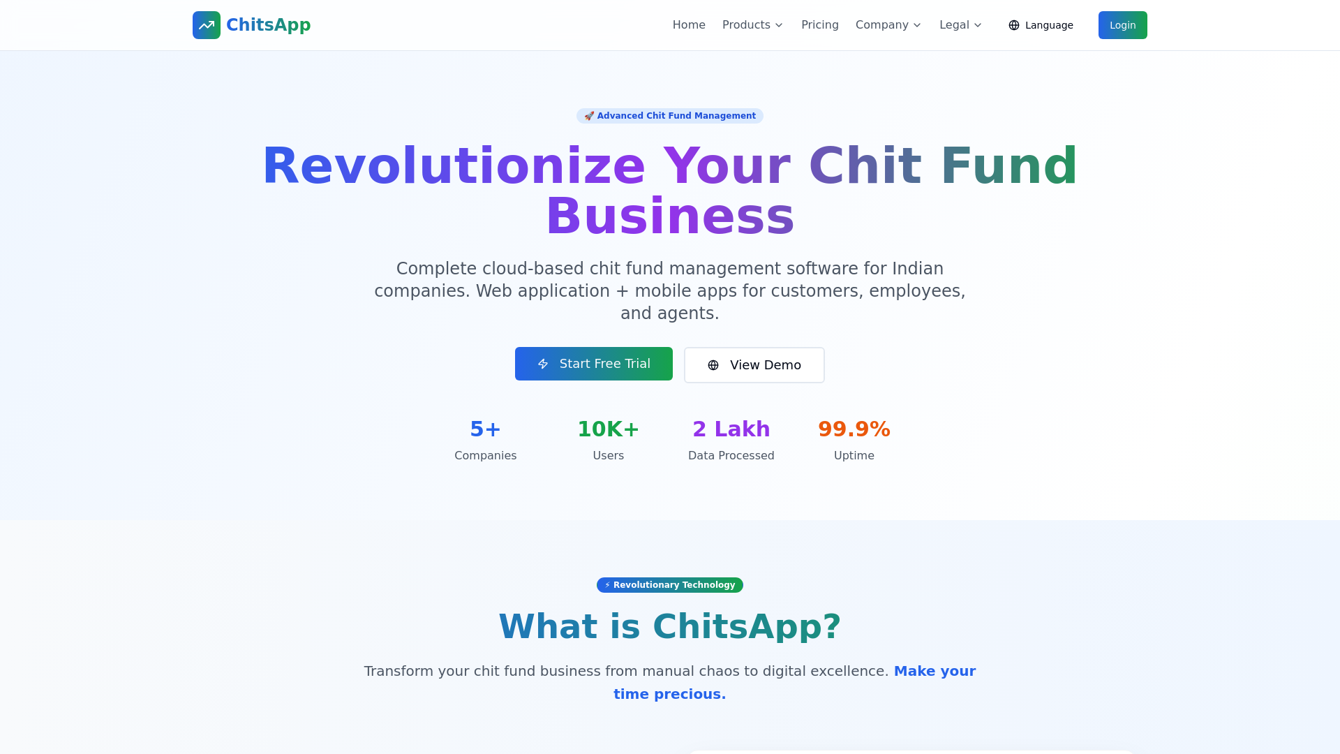 ChitsApp - Advanced Chit Fund Management Software