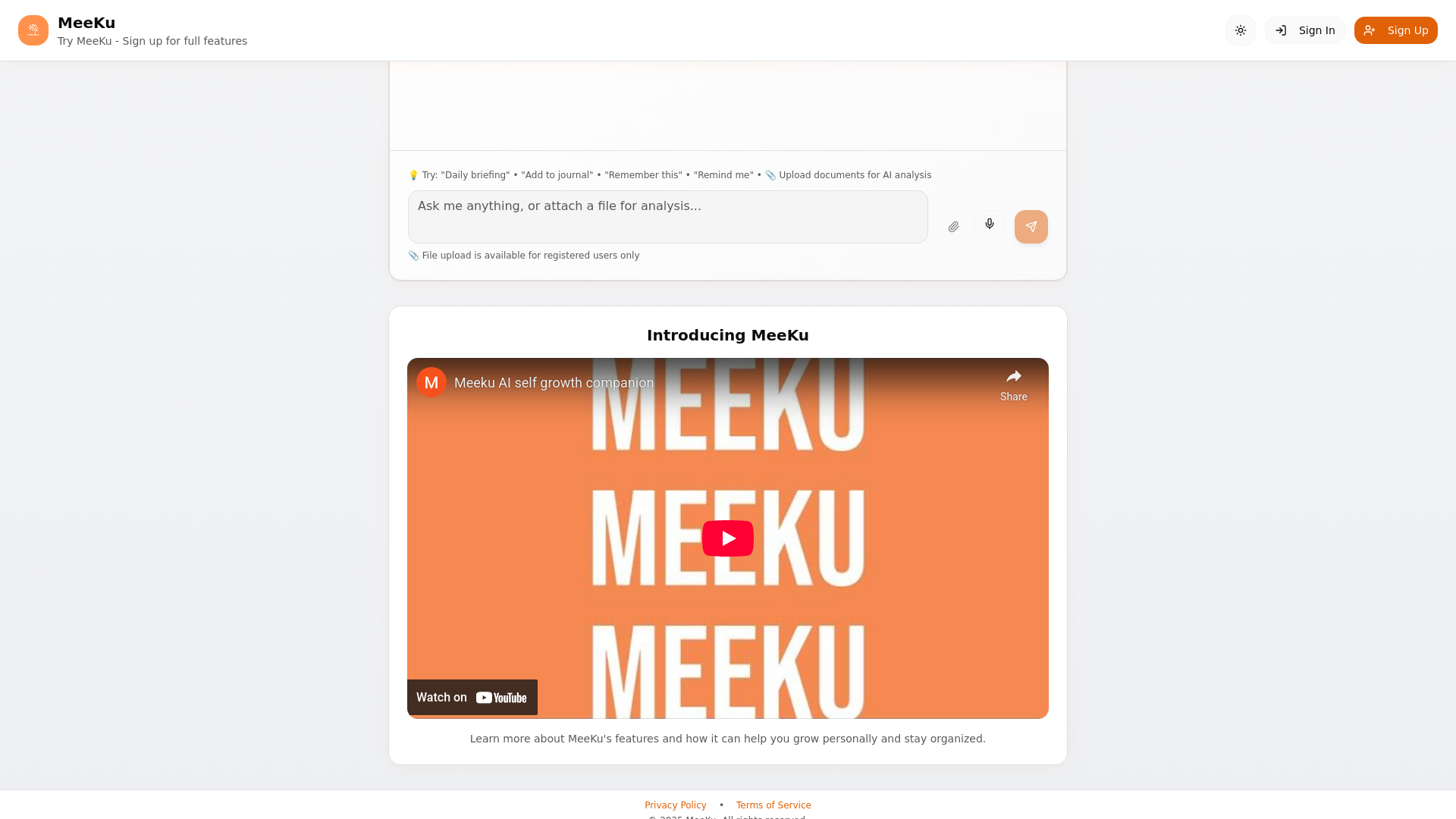 Meeku - AI Assistant