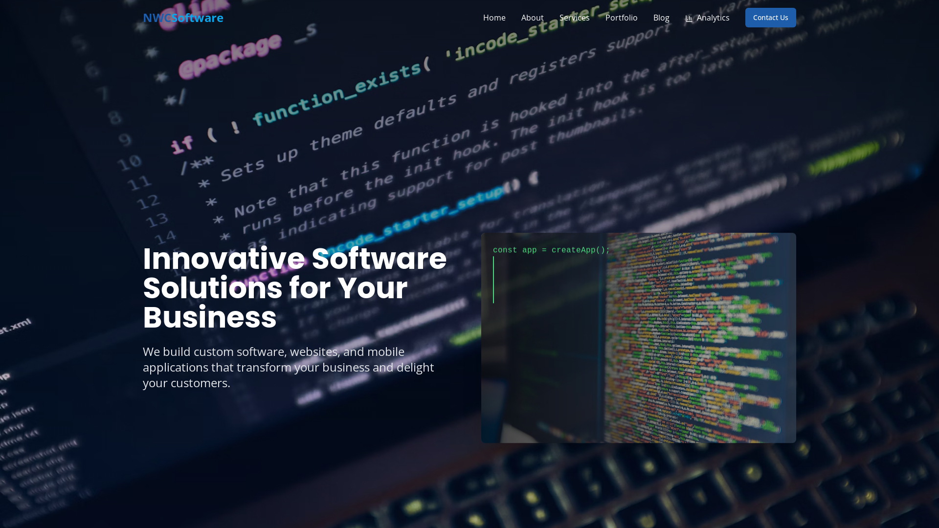 NWC Software - Software Development, Web & Mobile Apps, Cloud Solutions