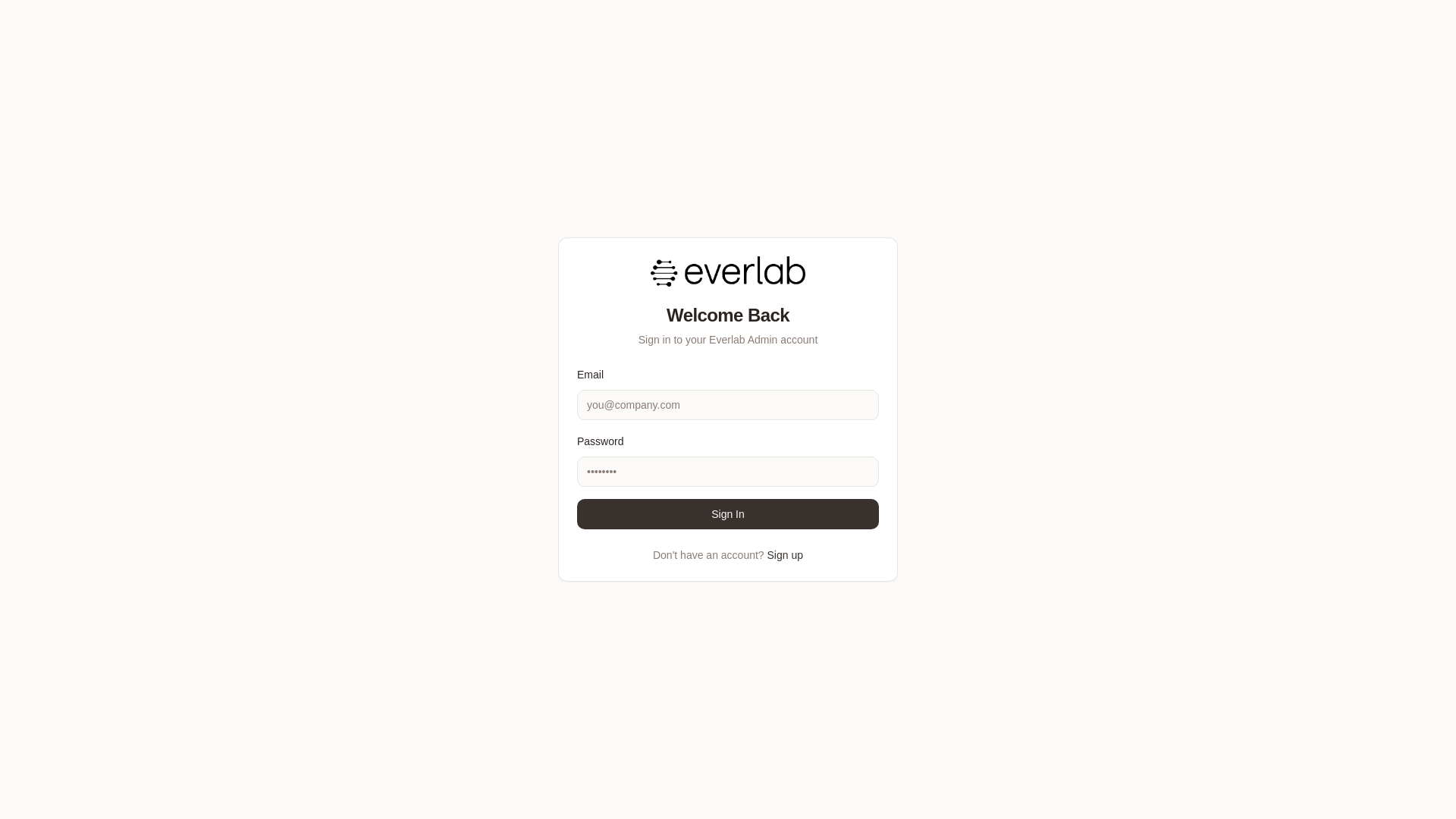 Everlab Admin Dashboard
