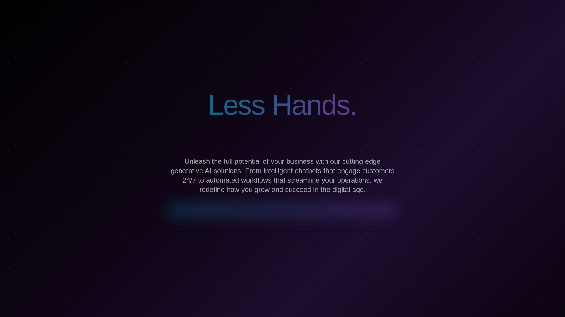 Cortalyx AI : Less Hands, More Brains.