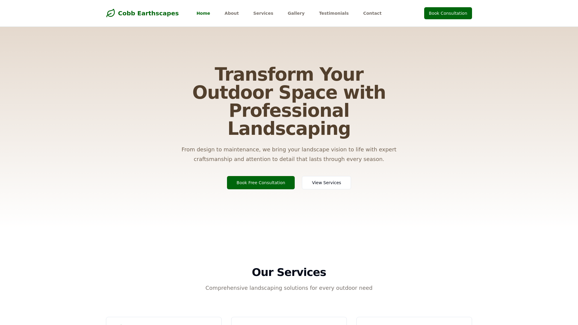 Cobb Earthscapes