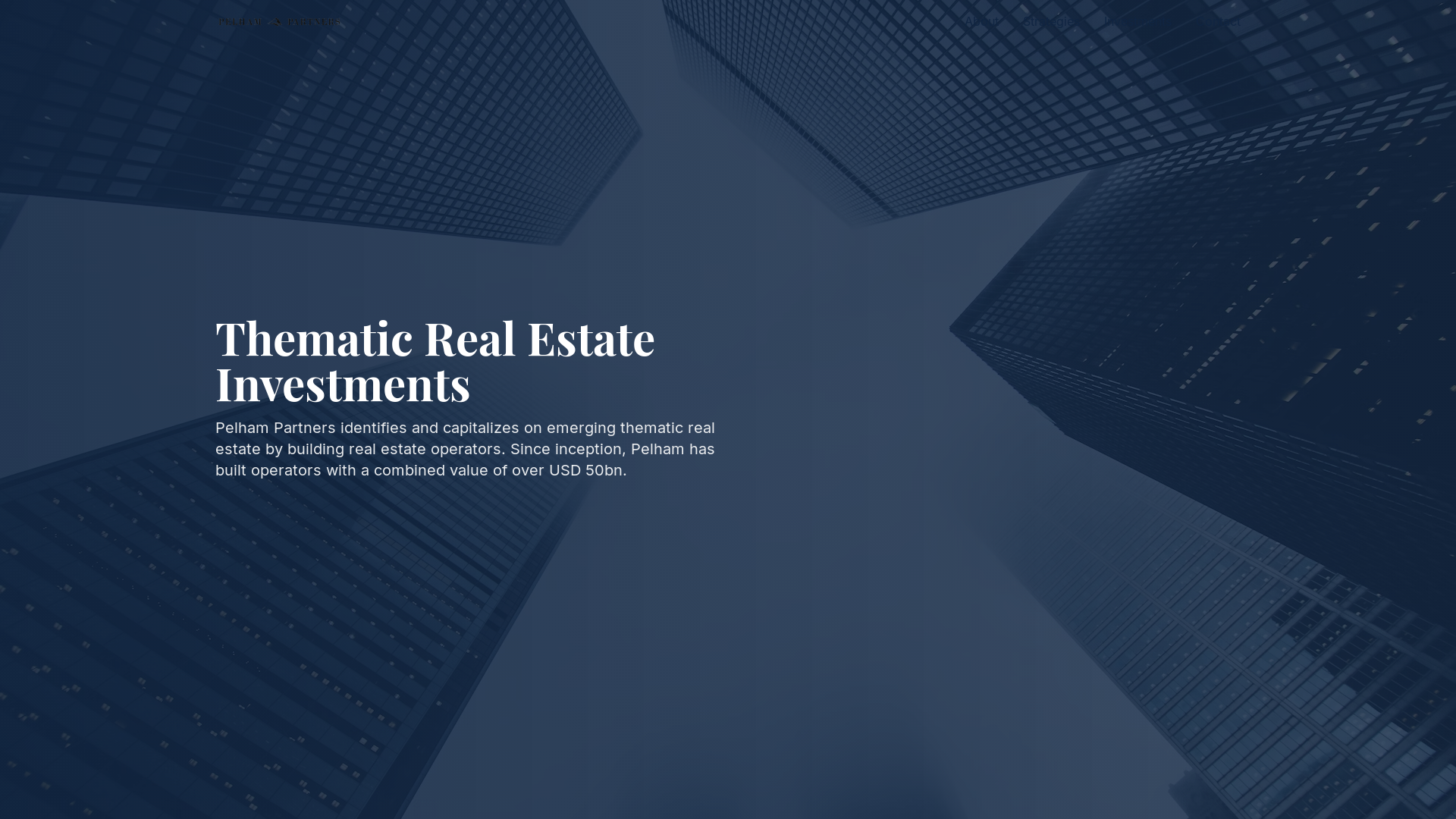 Pelham Partners - Thematic Real Estate Investments