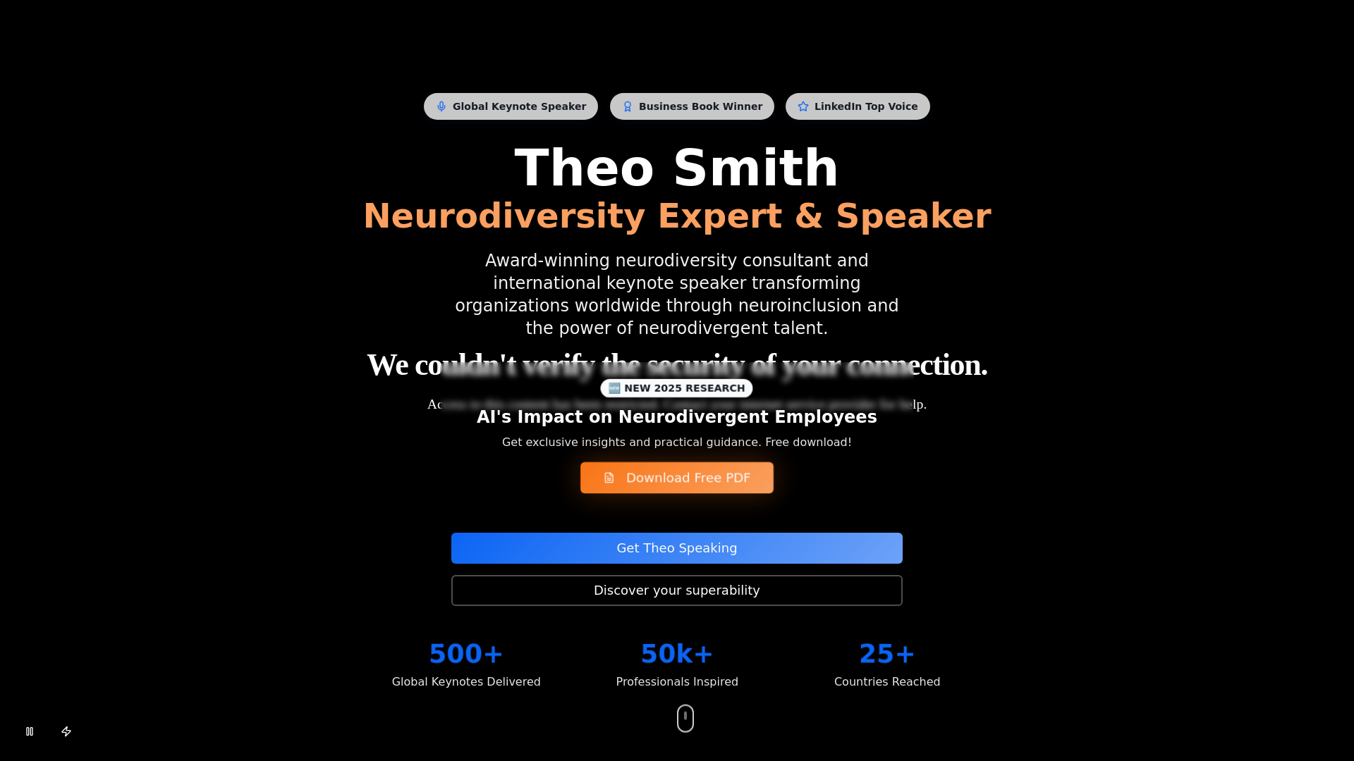 Theo Smith - Leading Neurodiversity Expert & Speaker | Workplace ...