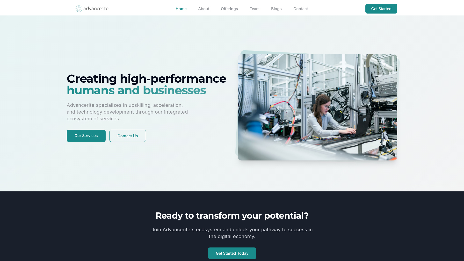 Advancerite - Creating High-Performance Humans and Businesses