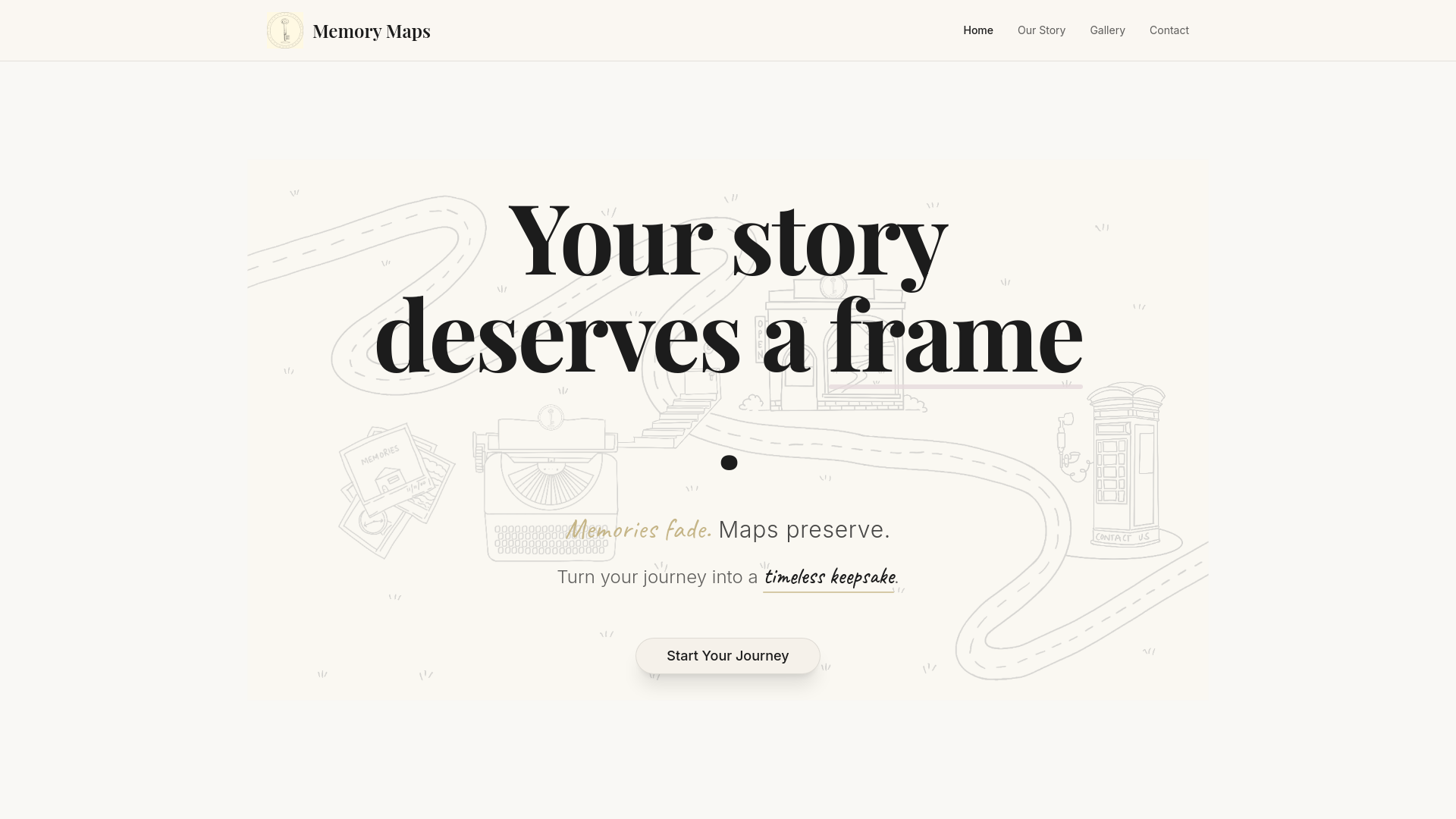 Memory Maps - Your Story Deserves a Frame