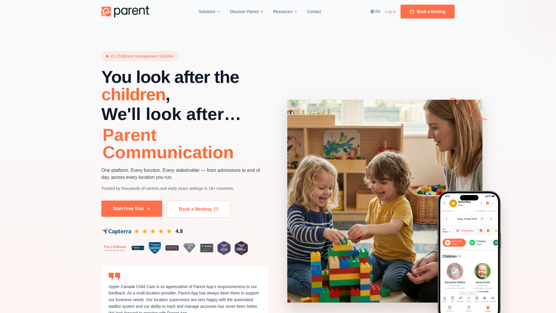 Parent App | Enterprise management software for childcare