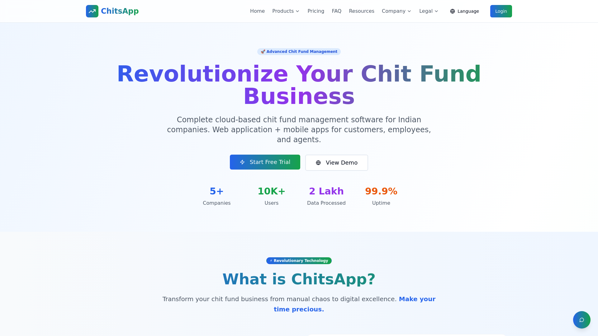 ChitsApp - Advanced Chit Fund Management Software