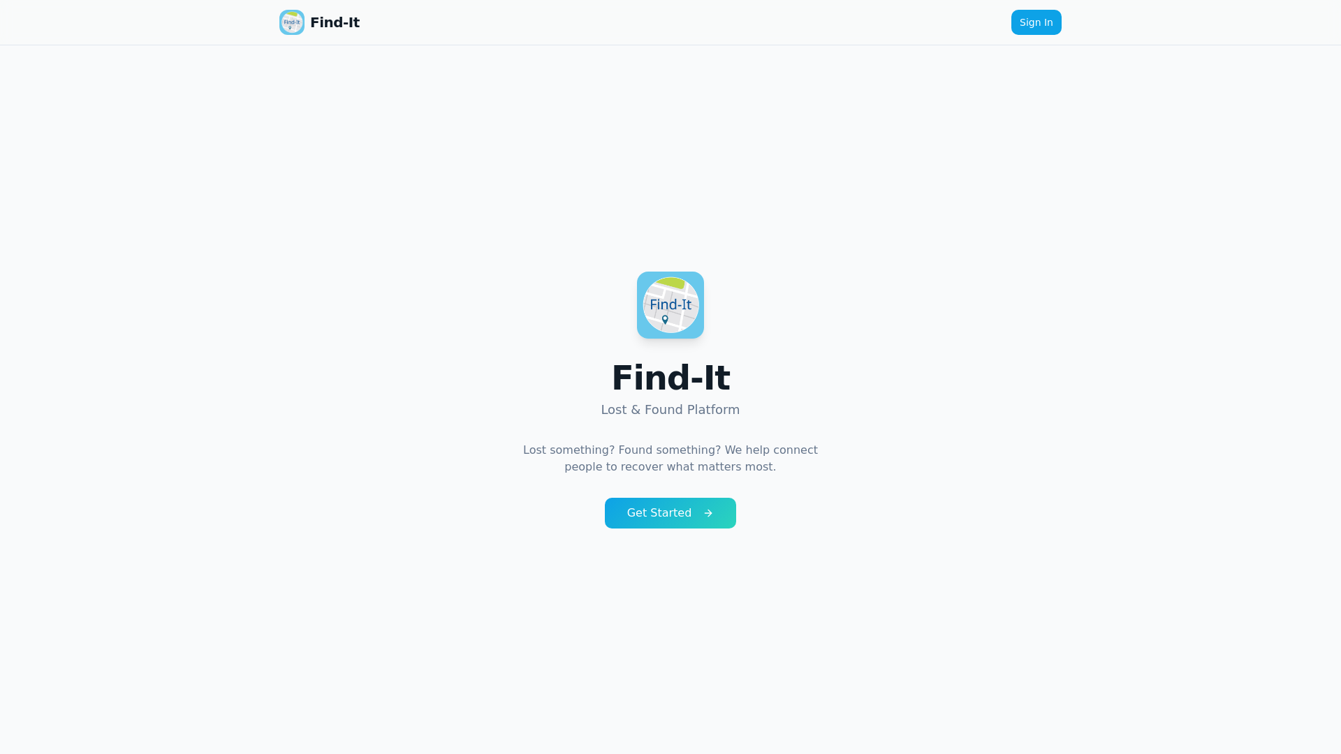 Find-It: Lost & Found Platform – Report and Recover Lost Items
