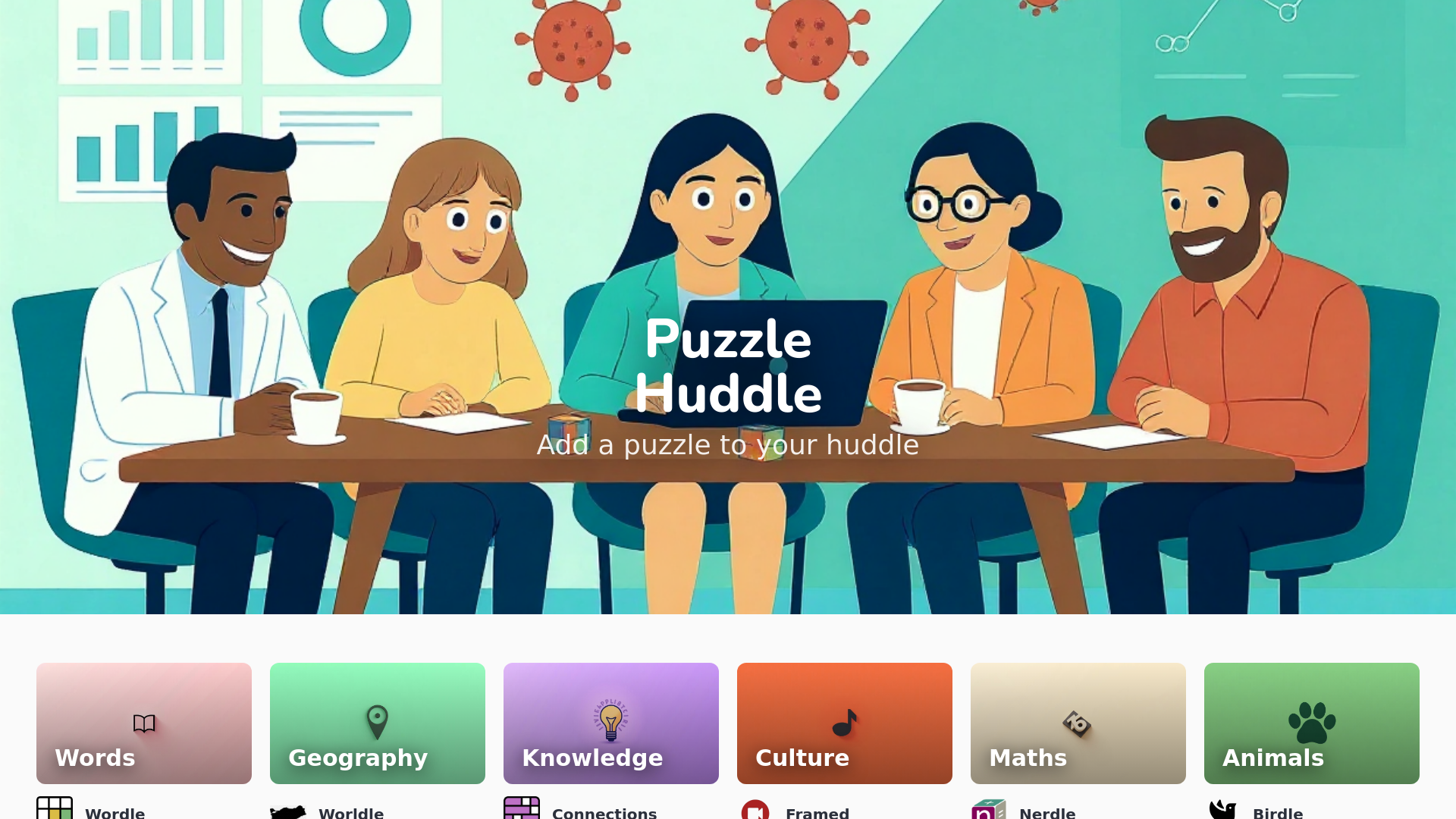 Puzzle Huddle - Add a Puzzle to your Huddle