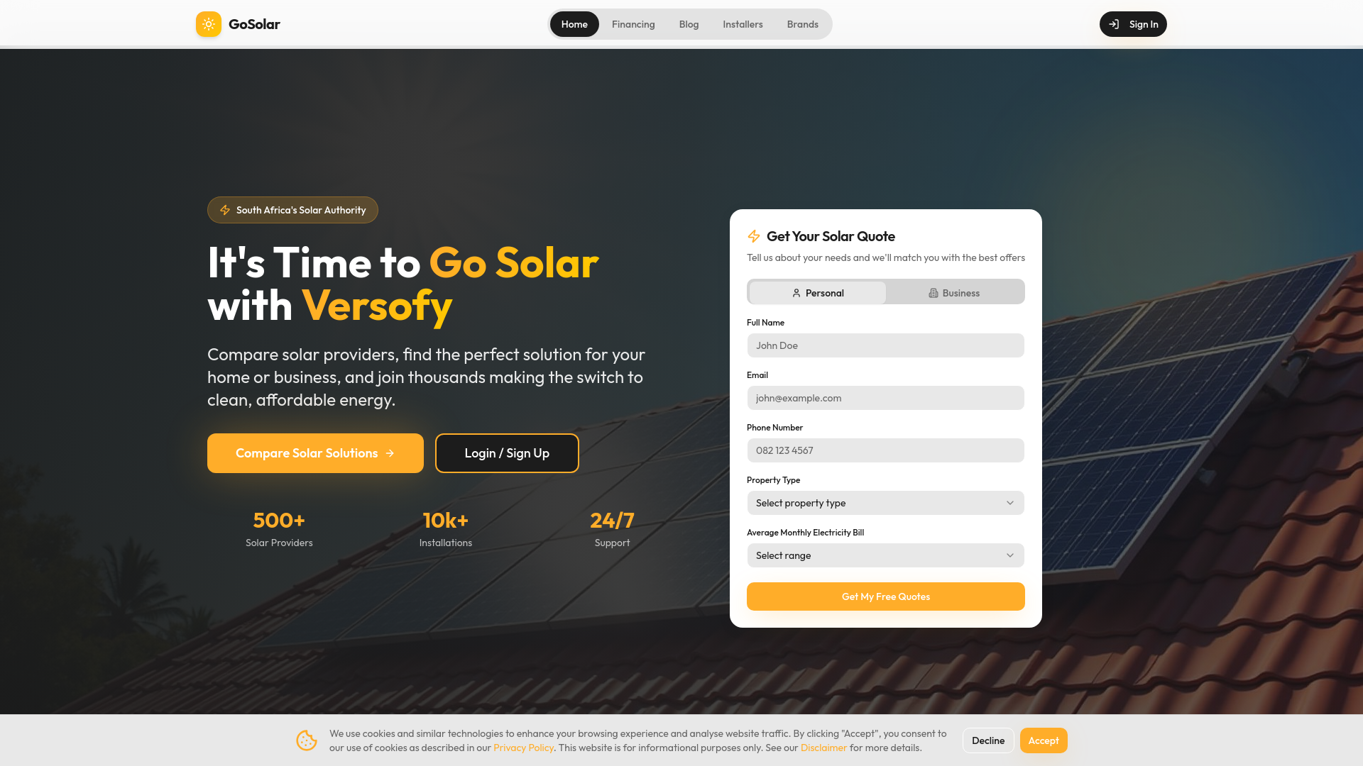 GoSolar.co.za - It's Time to Go Solar | Solar Solutions South Africa