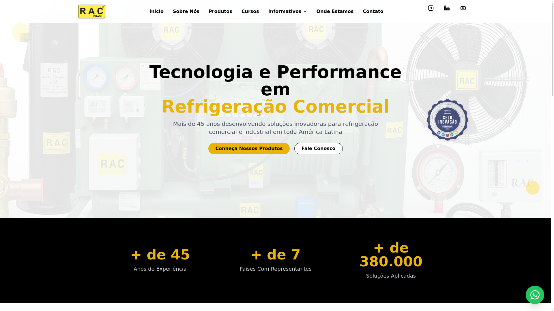 RAC Brasil - Refrigeração Comercial e Industrial | Líder na América Latina